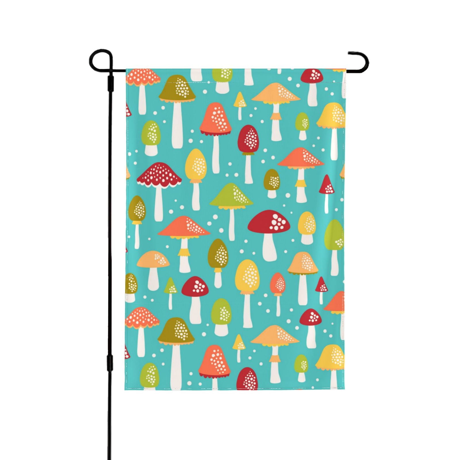 Easygdp Mushrooms Garden Flag Yard Flag Welcome Flag, Double-Sided, Weather Resistant for ...