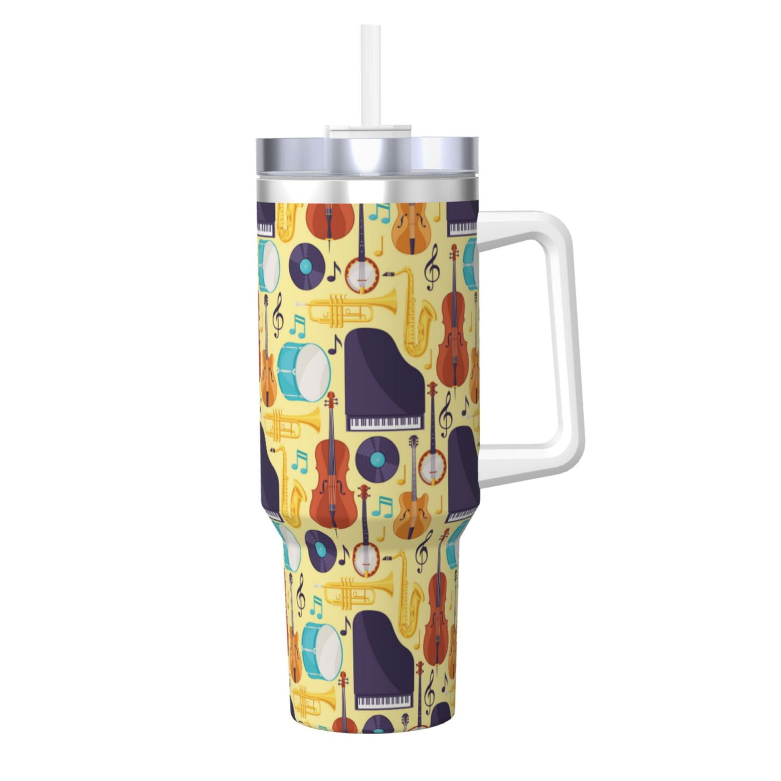 Easygdp Musical Instruments Insulated Stainless Steel Hot/Cold Coffee ...