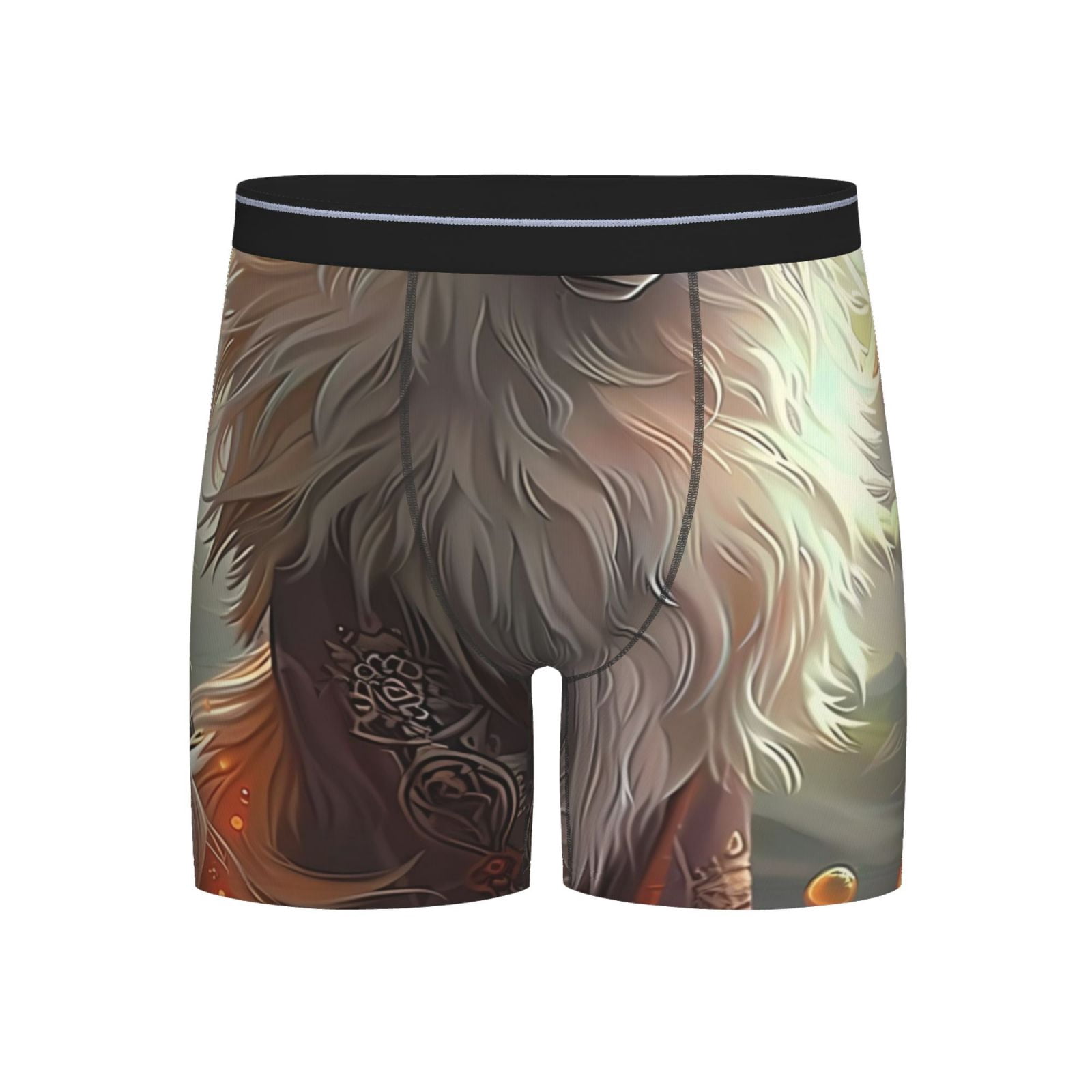 Easygdp Mystic Fox With Halo Men's Boxer Briefs Men’s Underwear Boxer ...