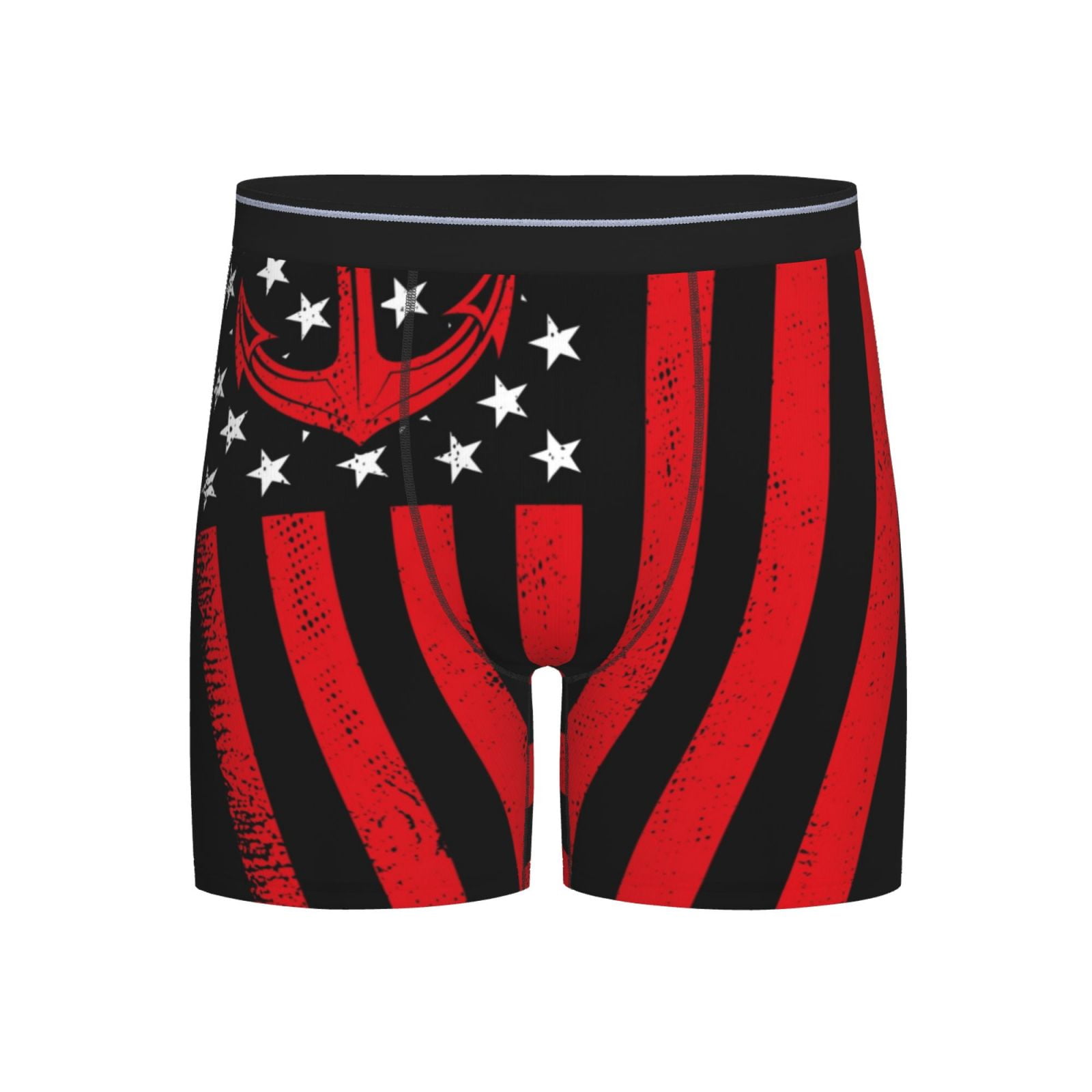 Easygdp Nautical American Flag Men's Boxer Briefs Men’s Underwear Boxer ...