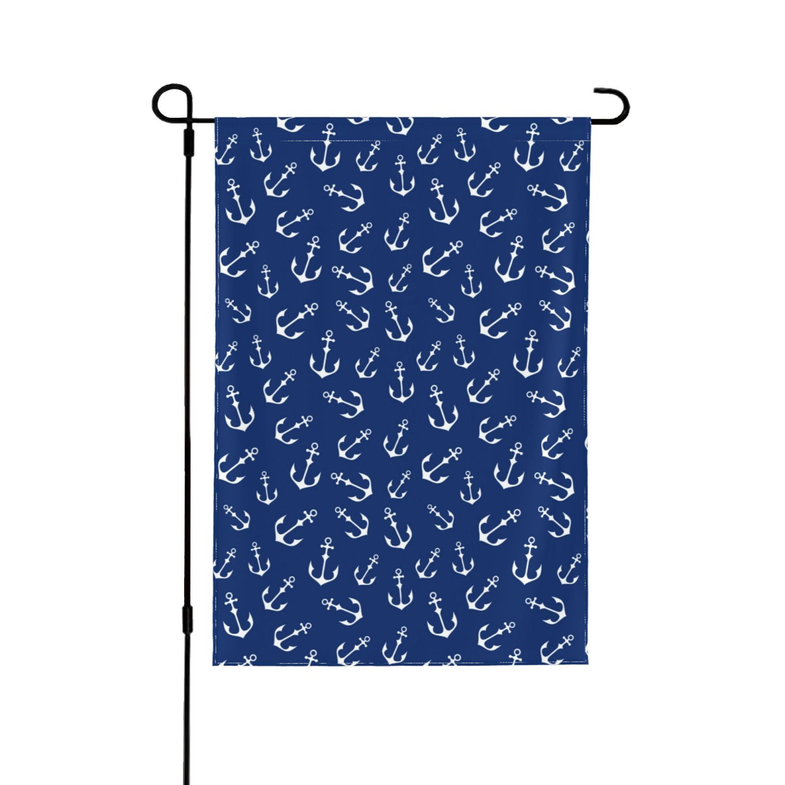 Easygdp Nautical Anchors Garden Flag Yard Flag Welcome Flag, Double ...
