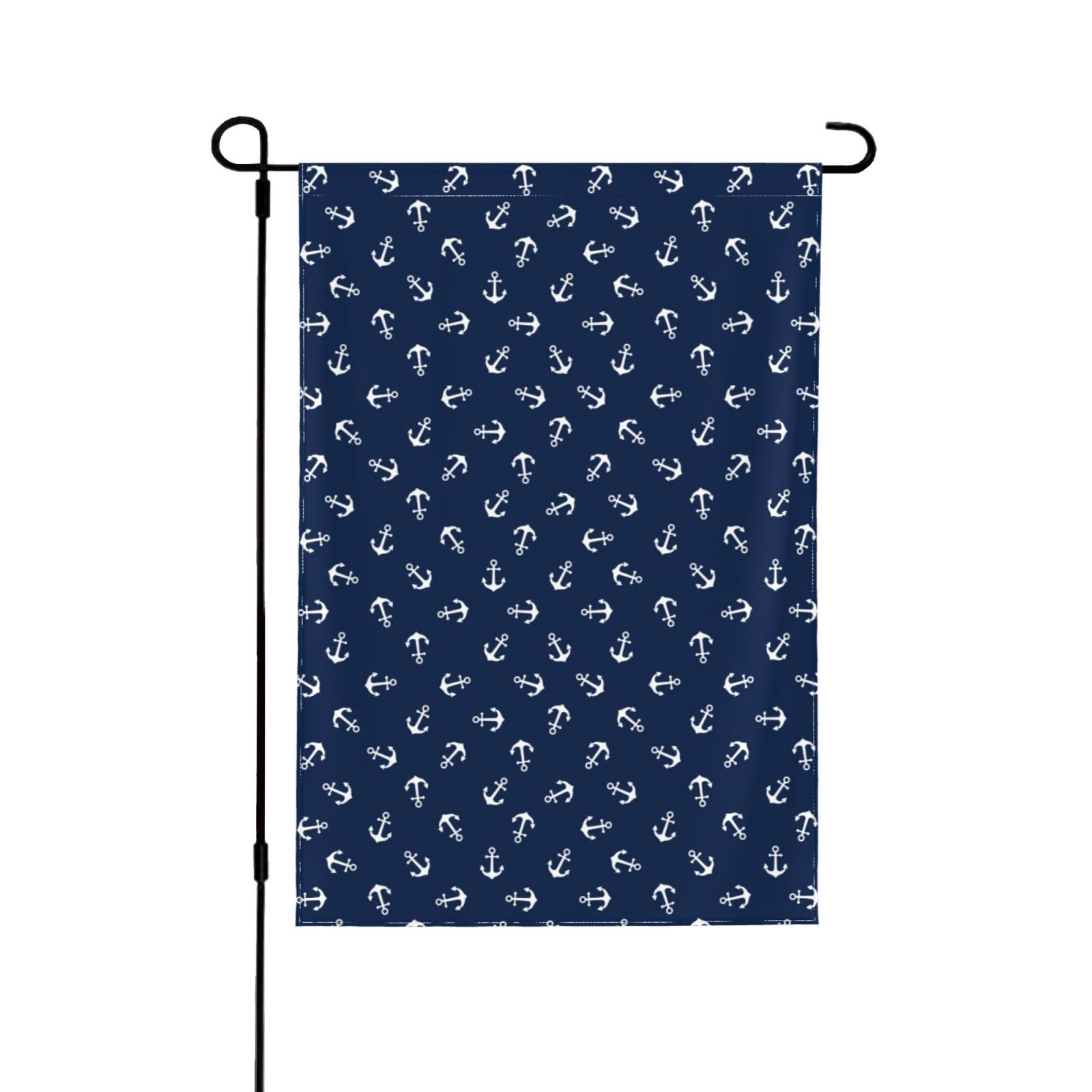 Easygdp Nautical Themed Simple Anchors Garden Flag Yard Flag Welcome ...