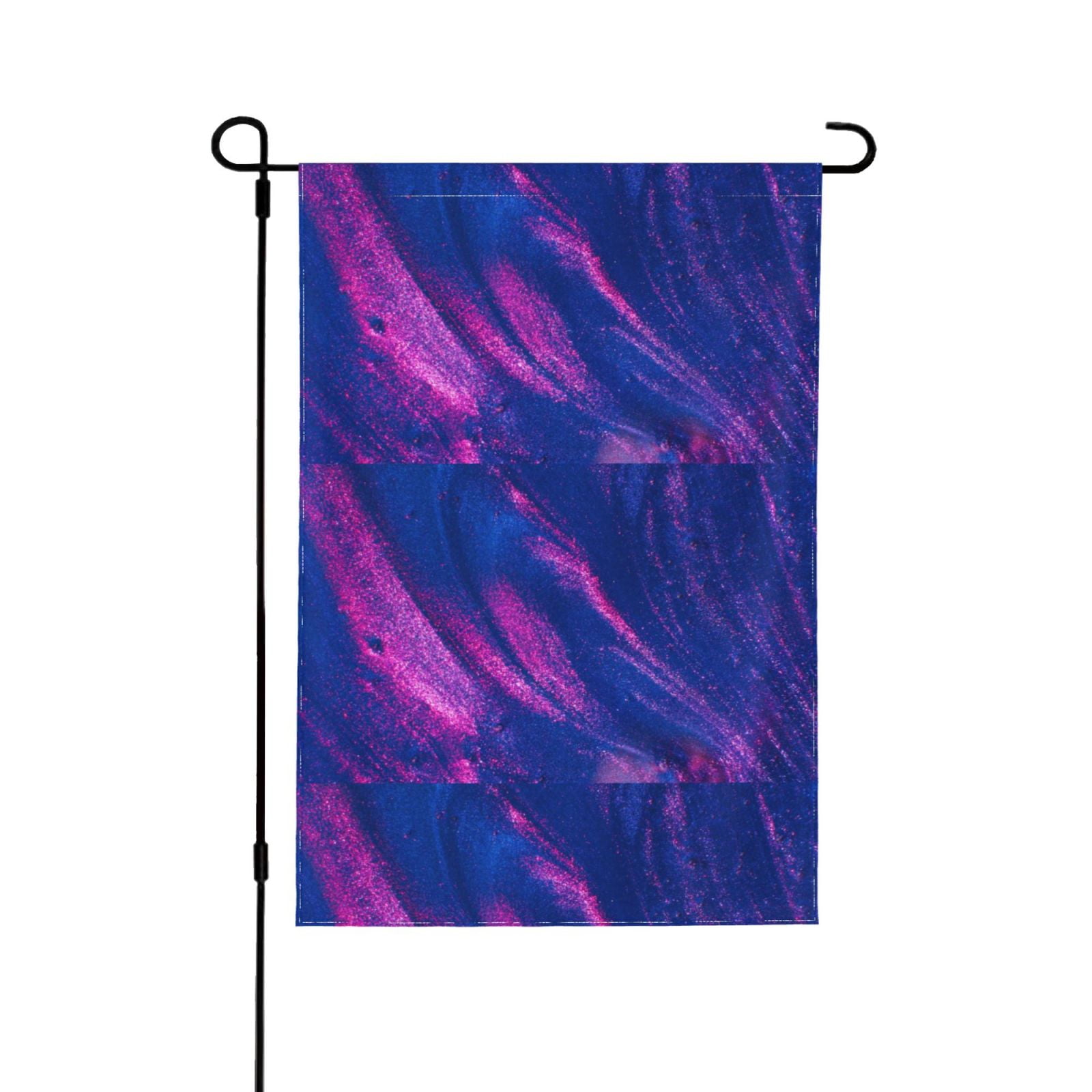 Easygdp Neon Gradient Blue Garden Flag Yard Flag Welcome Flag, Double ...