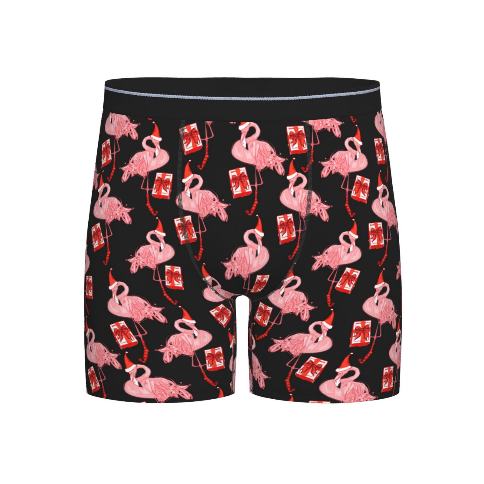 Easygdp New Year Flamingo Men's Boxer Briefs Men’s Underwear Boxer ...