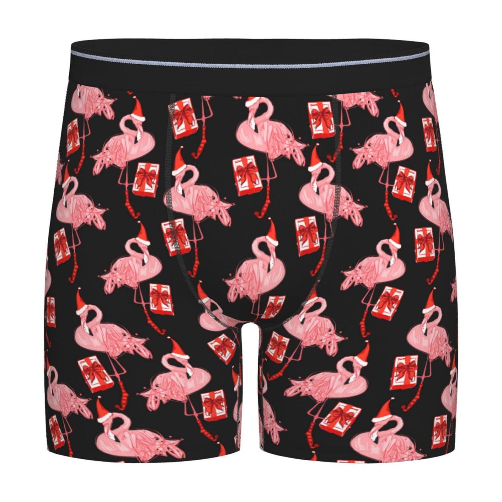 Easygdp New Year Flamingo Men's Boxer Briefs Men’s Underwear Boxer ...