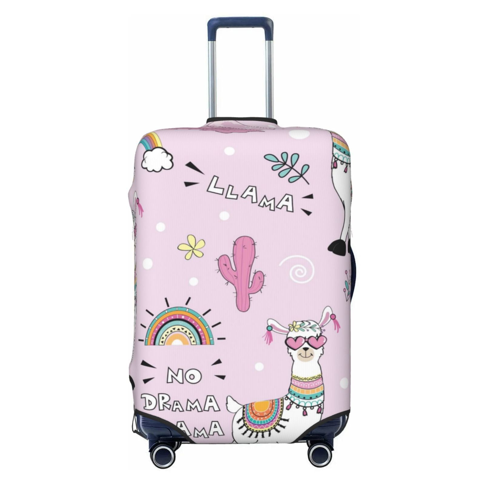 Easygdp No Drama Llama Print Elastic and Washable Suitcase Protective ...