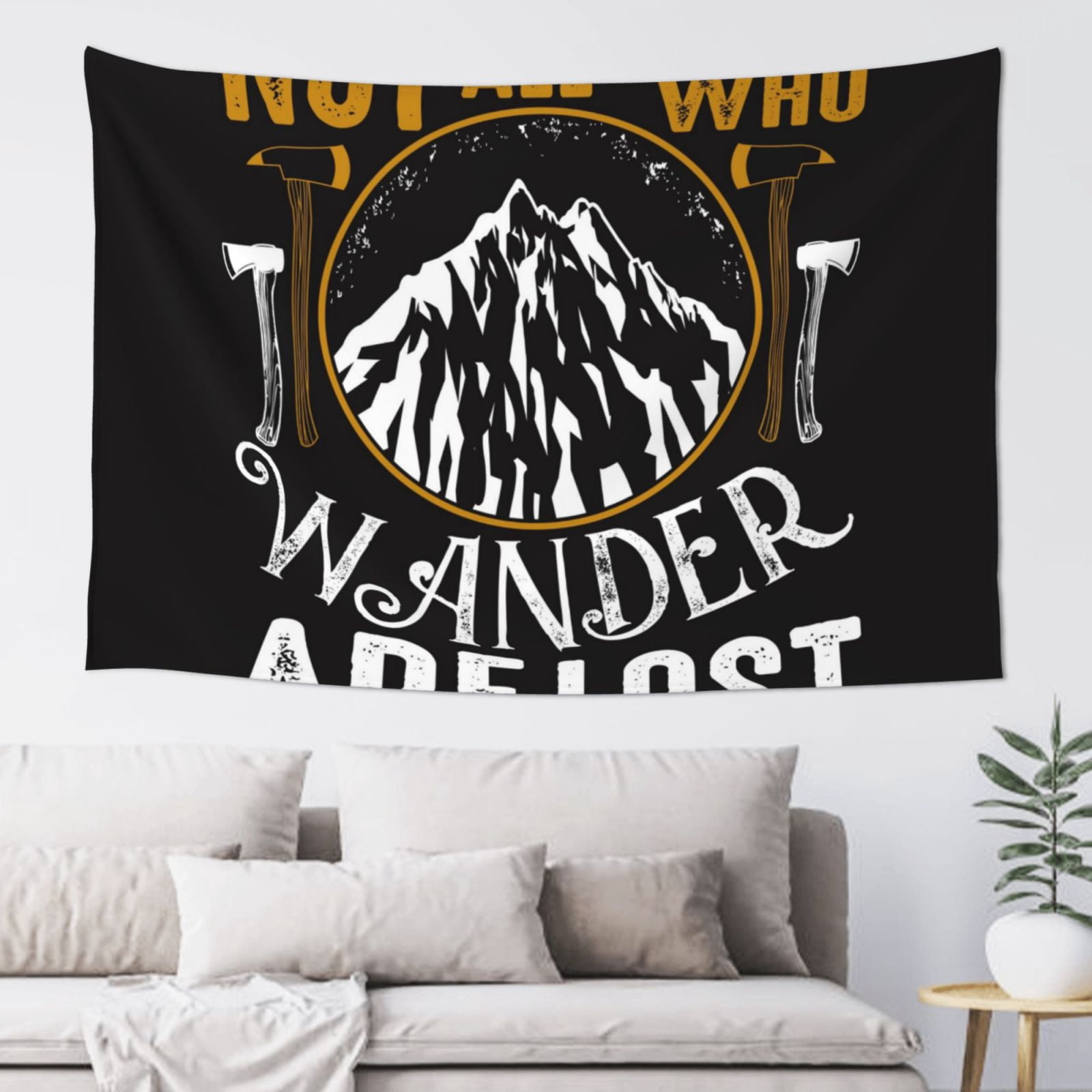 Easygdp Not All Those Who Wander Are Lost 1 Tapestry Wall Hanging, Wall ...