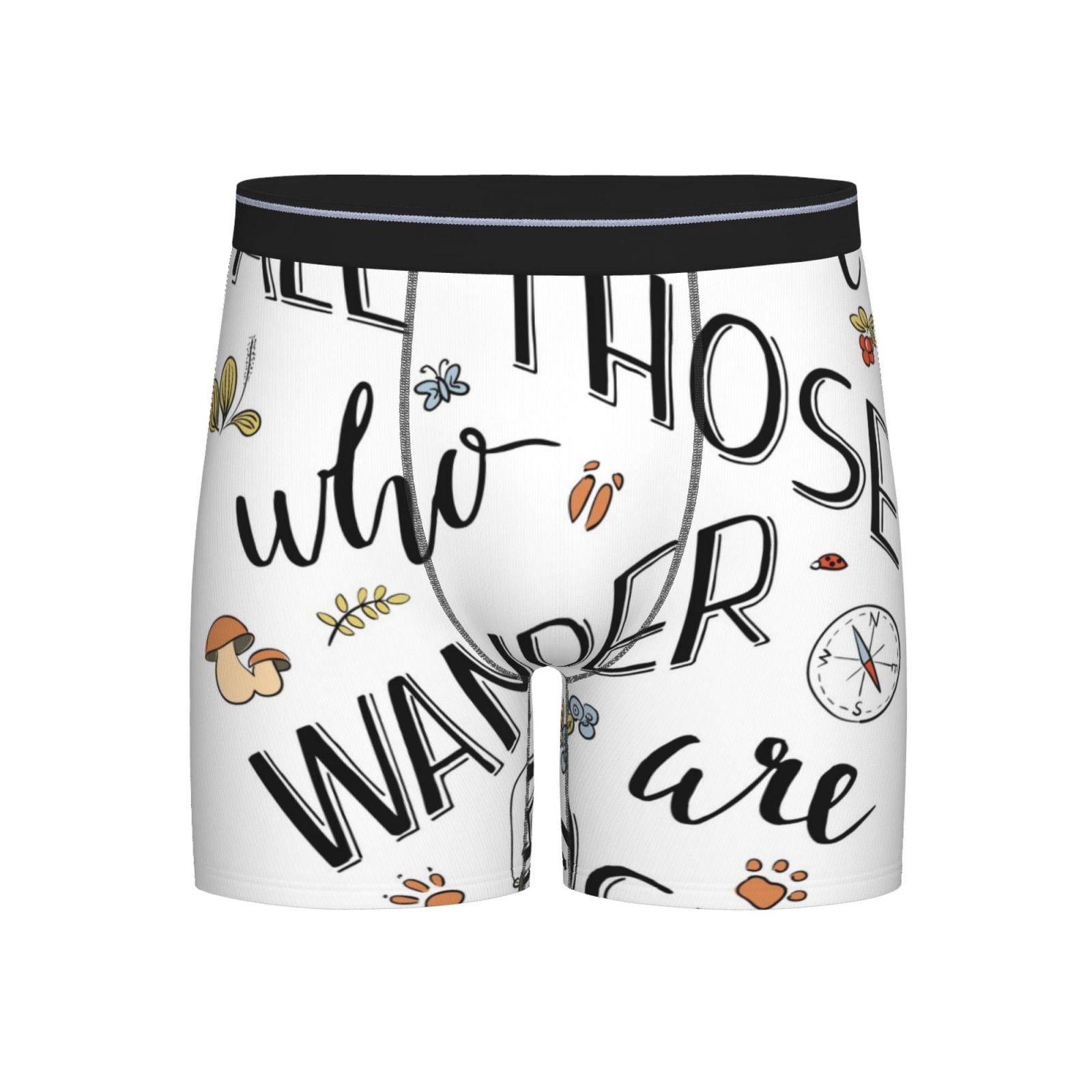 Easygdp Not All Those Who Wander Are Lost 3 Men's Boxer Briefs Men’s ...