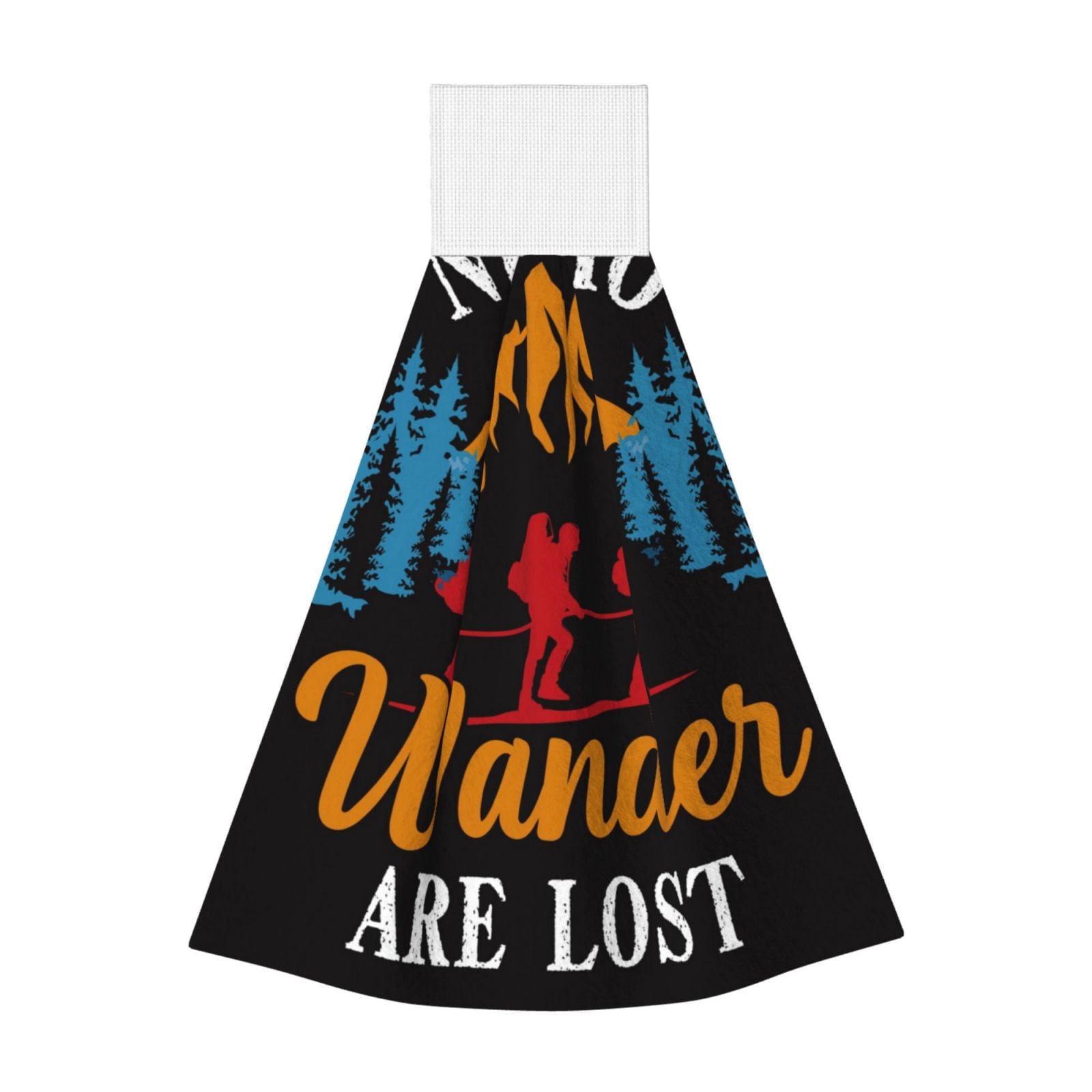 Easygdp Not All Who Wander Are Lost Hiking Kitchen Hand Towels Hanging ...