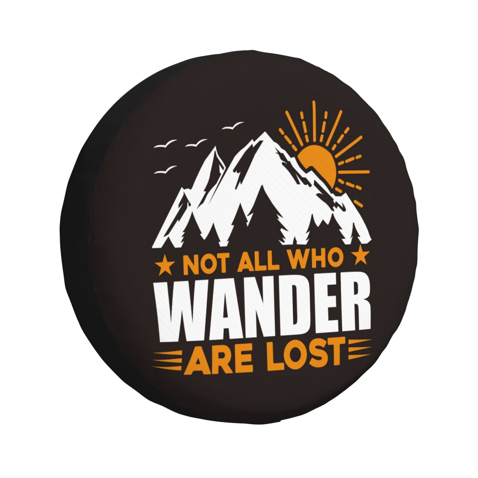 Easygdp Not All Who Wander Are Lost4 Wheel Sun Guard, Spare Tire Cover ...