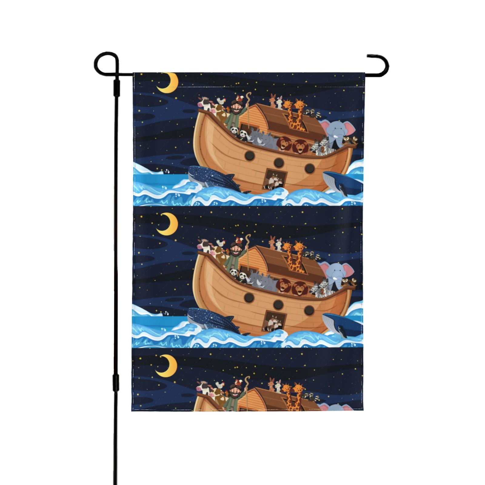 Easygdp Ocean Scene with Noah's Ark Garden Flag Yard Flag Welcome Flag ...