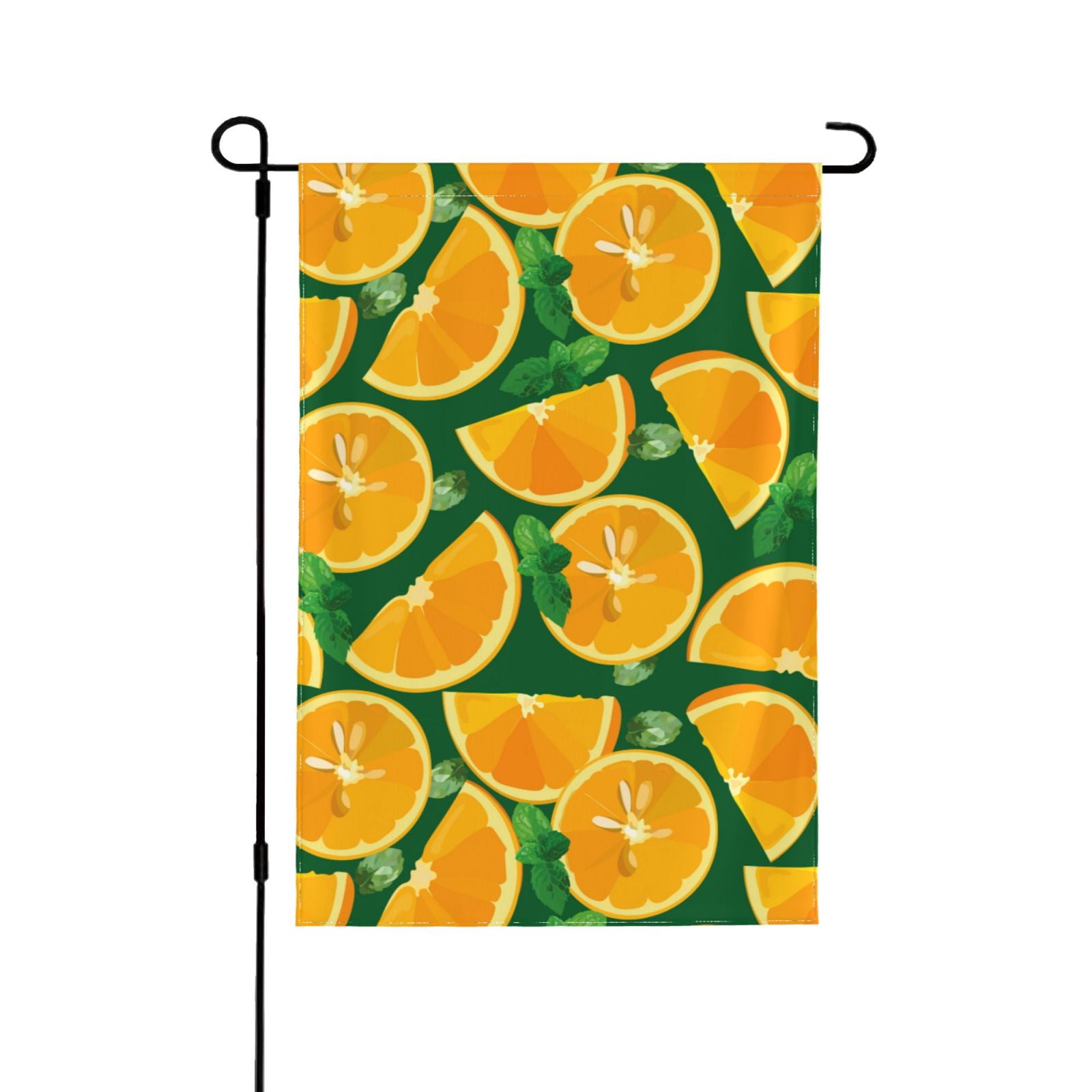Easygdp Orange Garden Flag Yard Flag Welcome Flag, Double-Sided ...