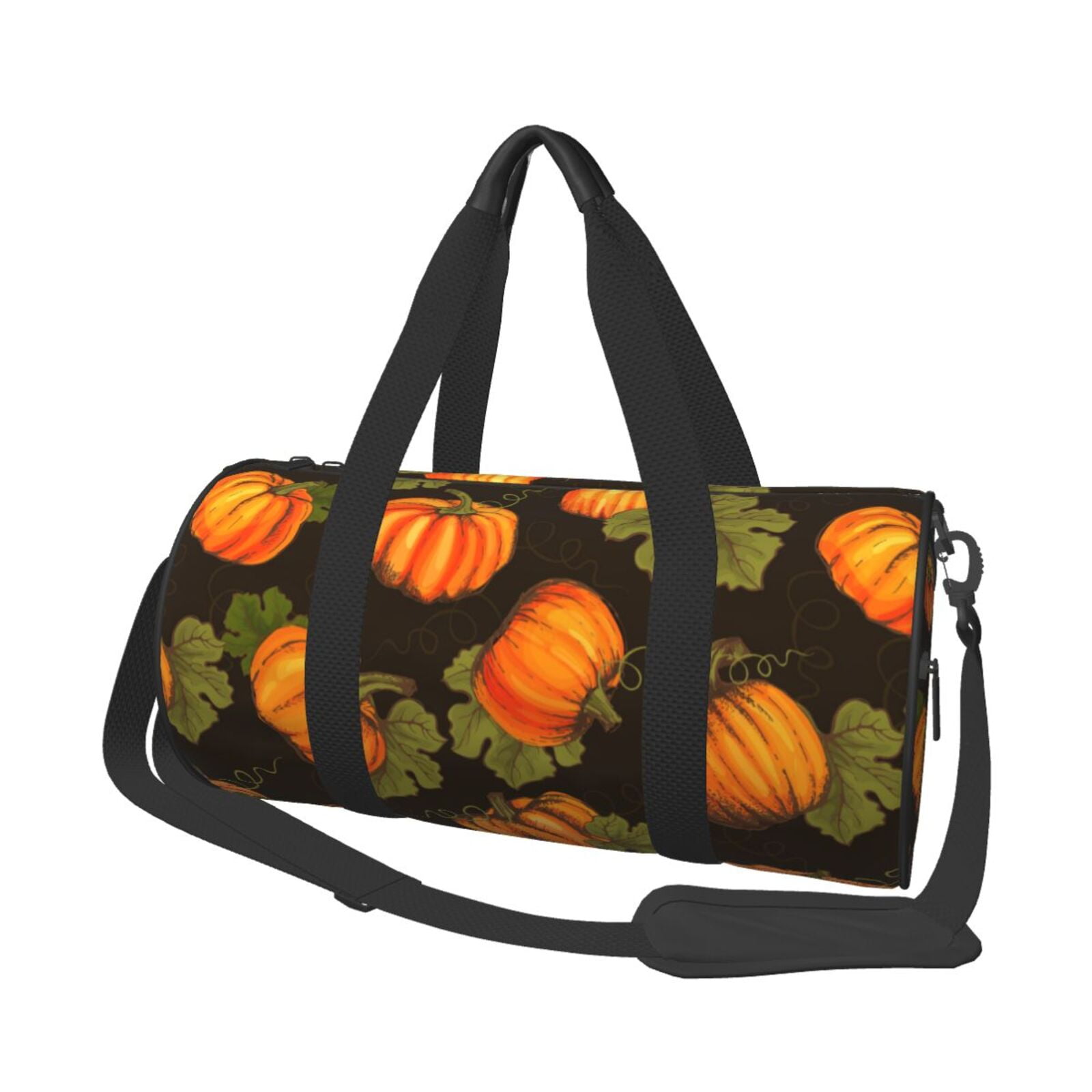 Easygdp Orange Pumpkin Travel Bag, Camping, Weekend, Carry On Overnight ...