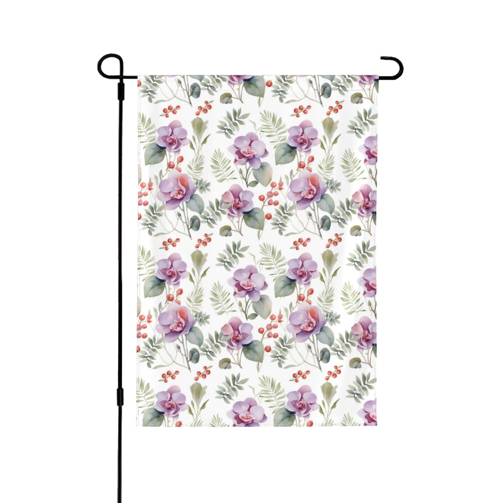 Easygdp Orchids Flowers Garden Flag Yard Flag Welcome Flag, Double ...