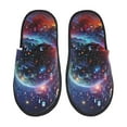 Easygdp Outer Space Floating Numbers And Letters Slippers Fuzzy House ...