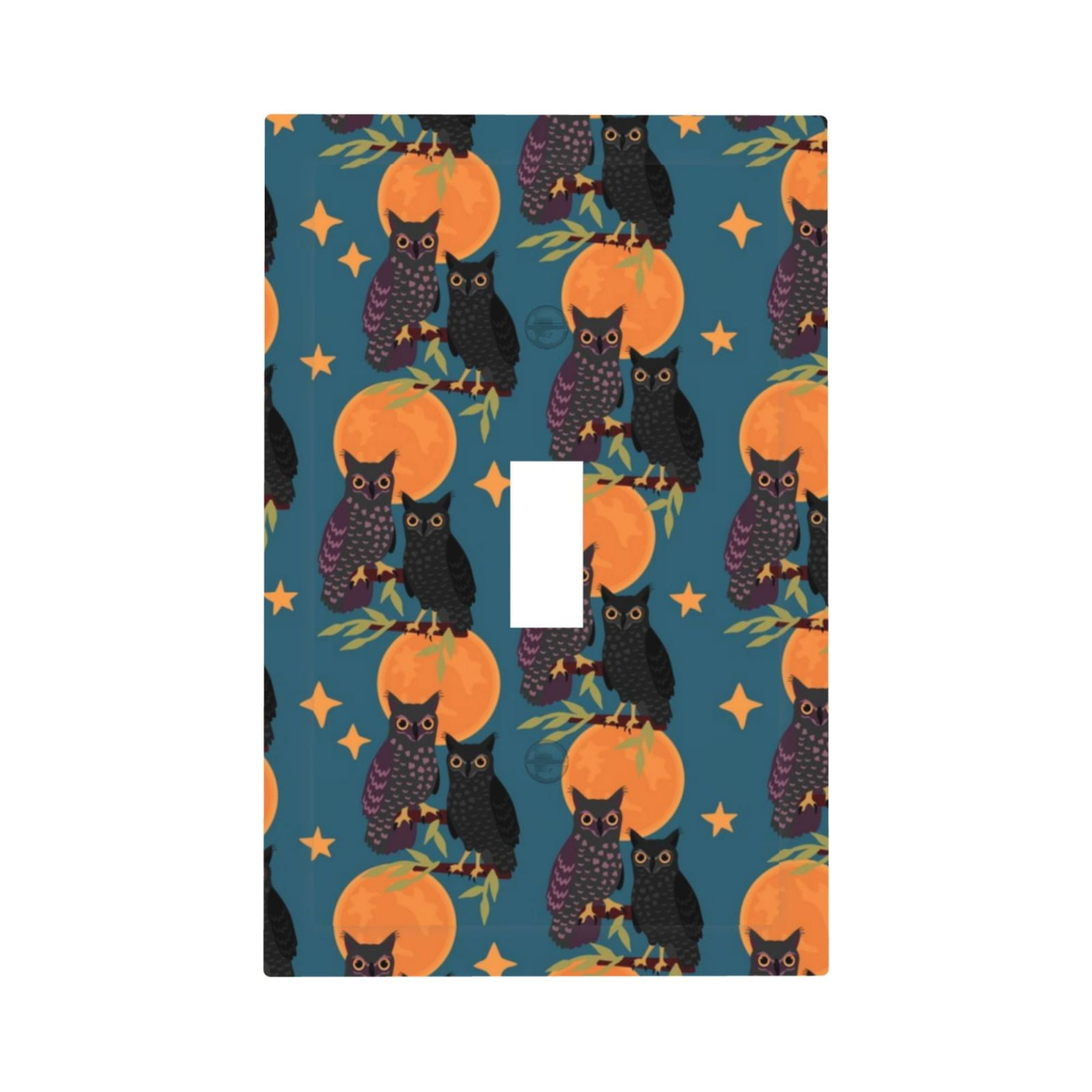 Easygdp Owls In Cartoon Style Decorator Light Switch or Receptacle ...