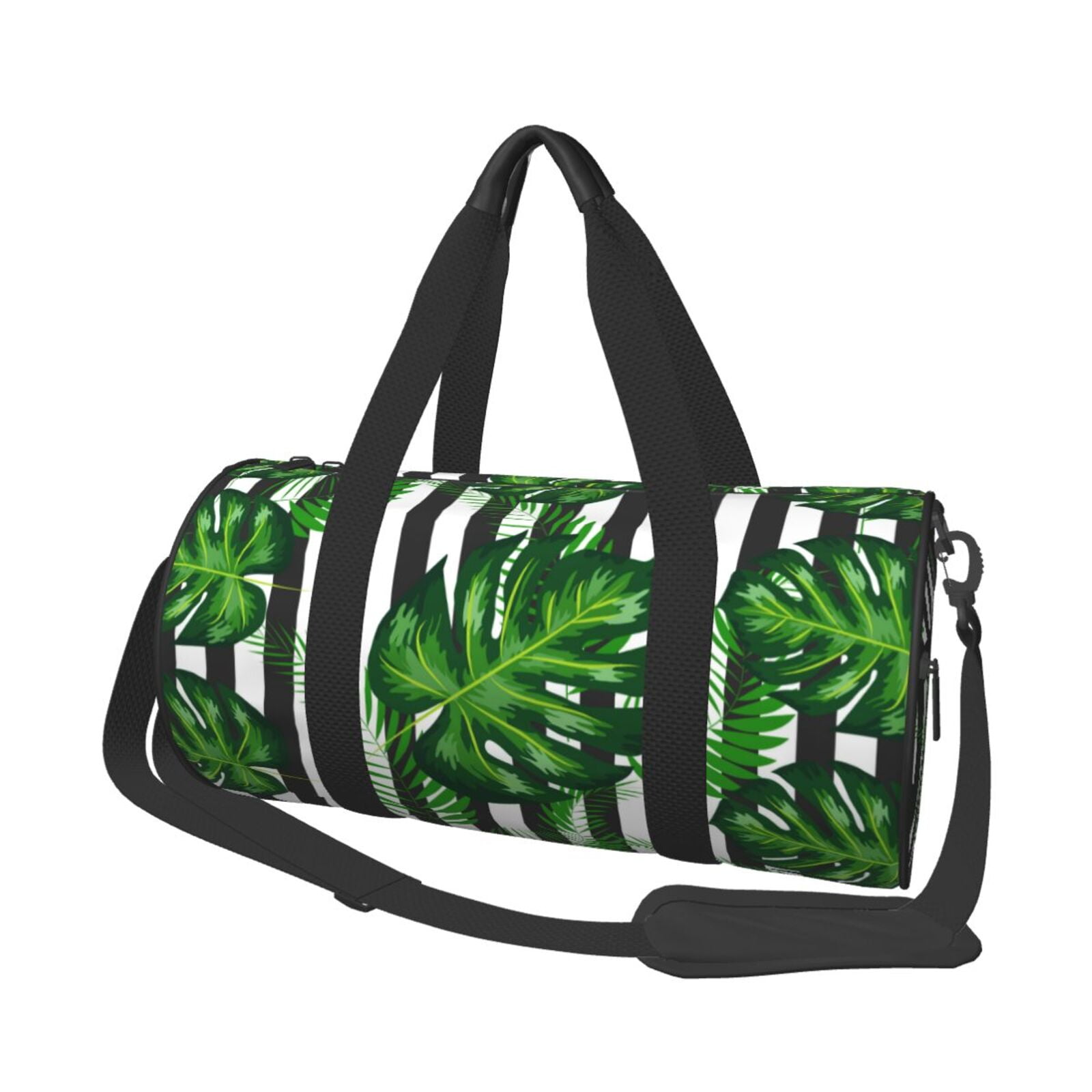 Easygdp Palm Greenery Travel Bag, Camping, Weekend, Carry On Overnight ...