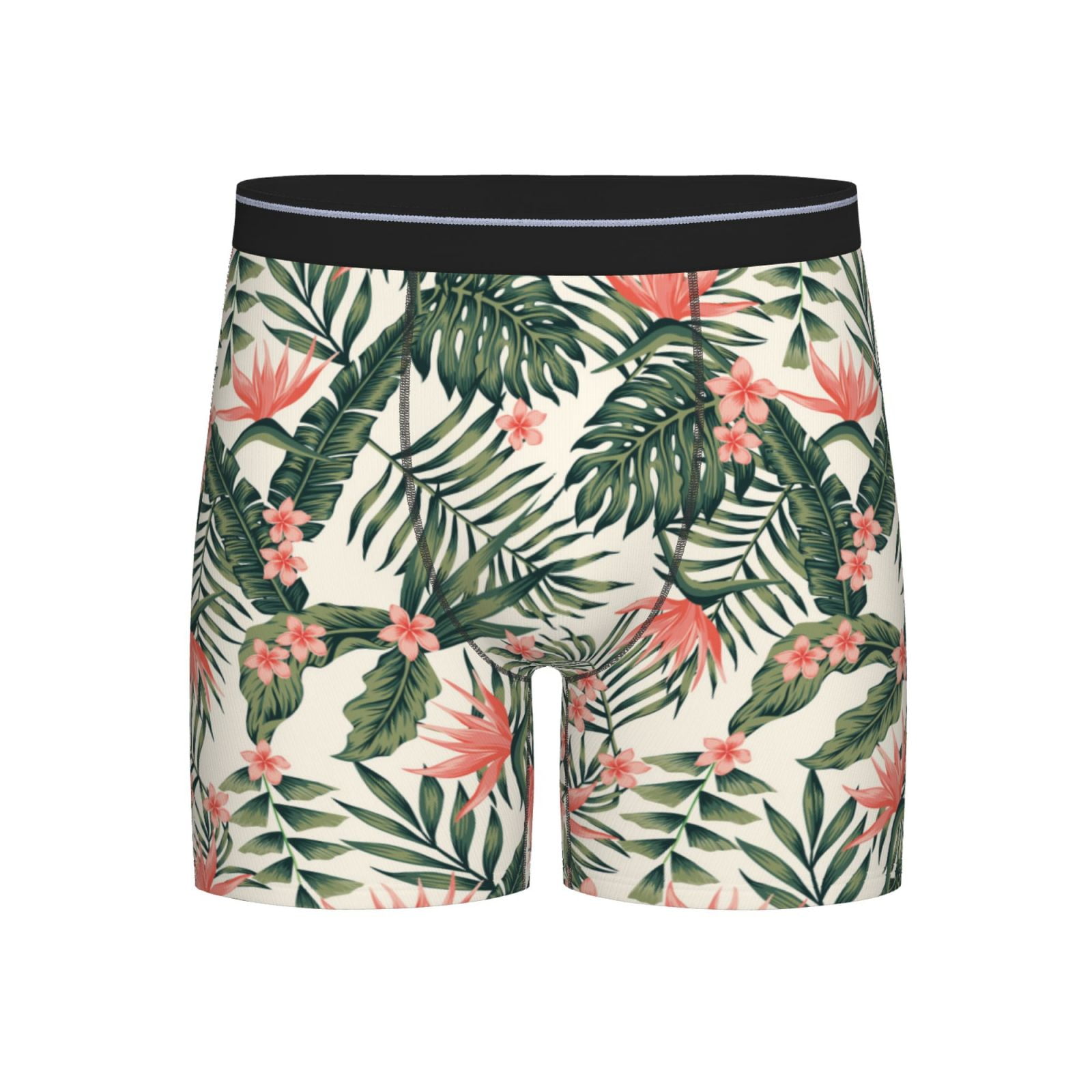 Easygdp Palm Trees and Tropical Men's Boxer Briefs Men’s Underwear ...