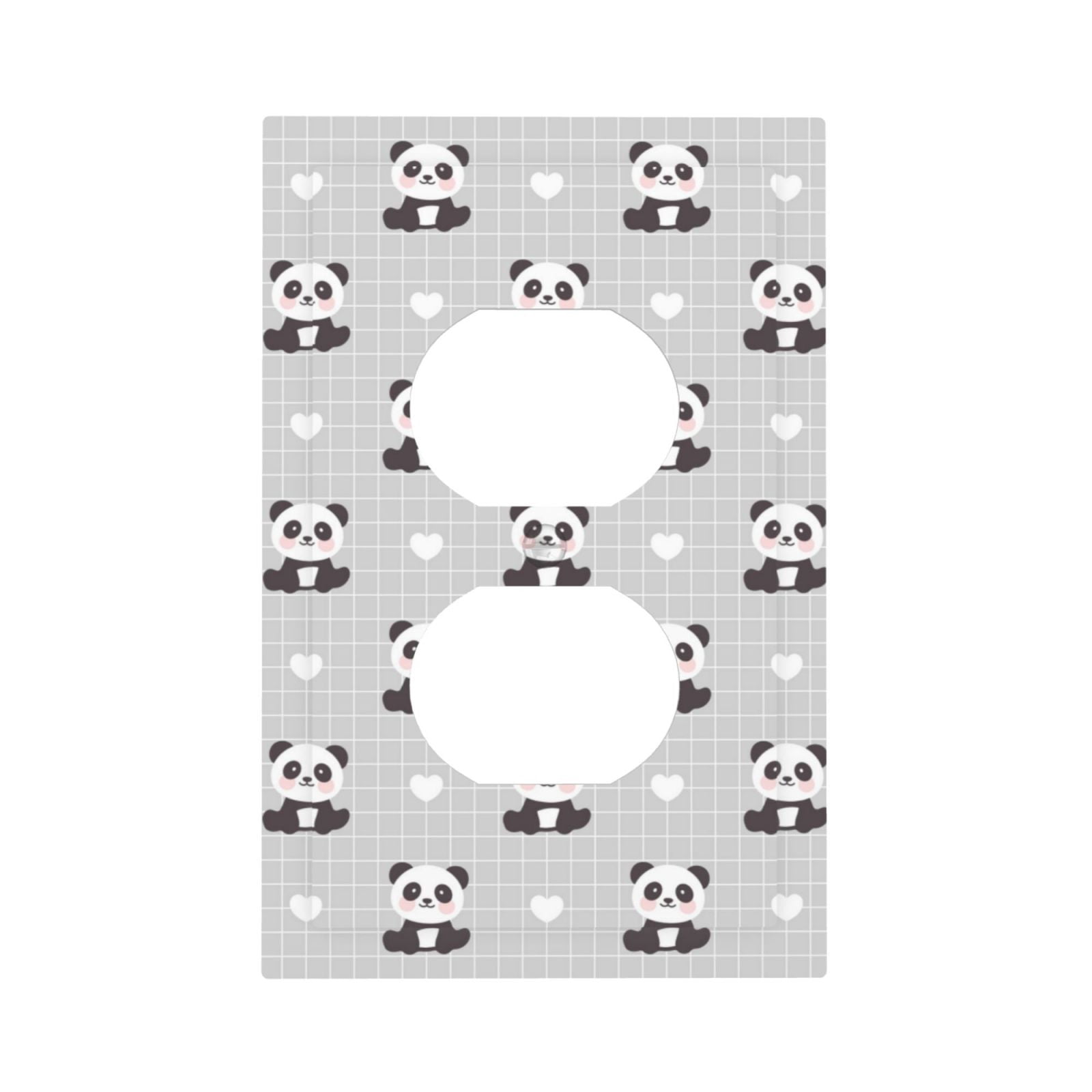 Easygdp Panda Bear Decorator Light Switch or Receptacle Outlet Wall ...