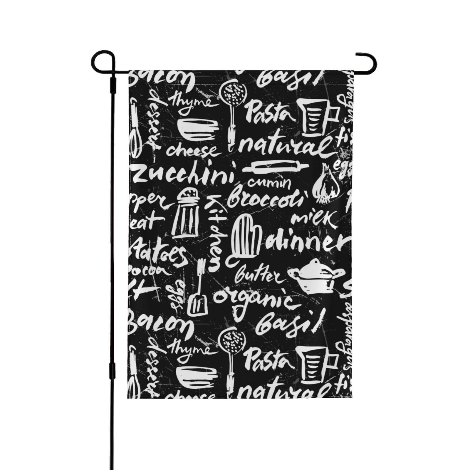 Easygdp Pasta Bacon Garden Flag Yard Flag Welcome Flag, Double-Sided ...