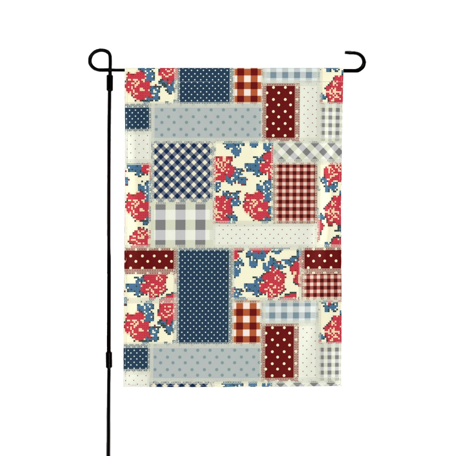 Easygdp Patchwork In Country Style Garden Flag Yard Flag Welcome Flag ...