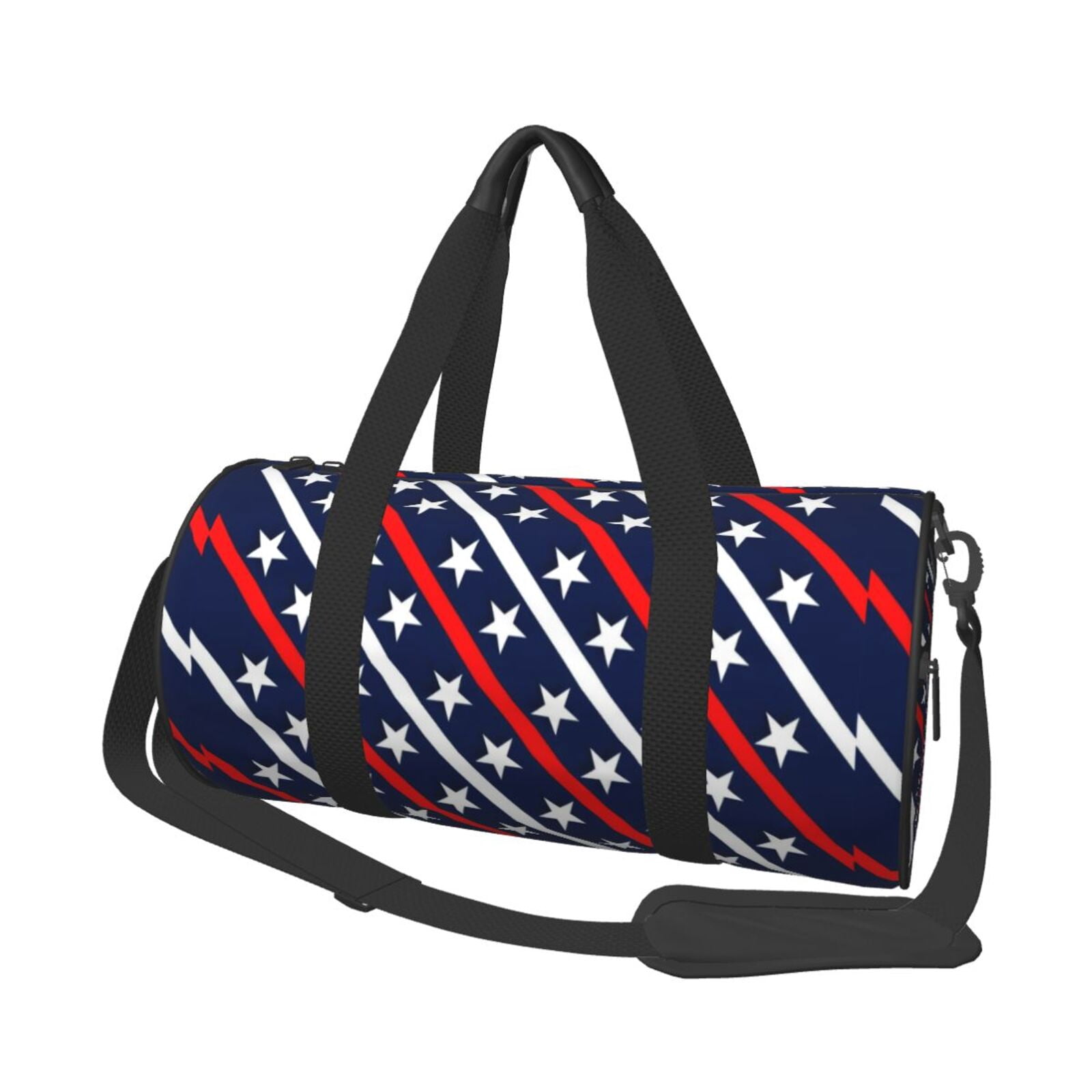 Easygdp Patriotic Star Travel Bag, Camping, Weekend, Carry On Overnight ...
