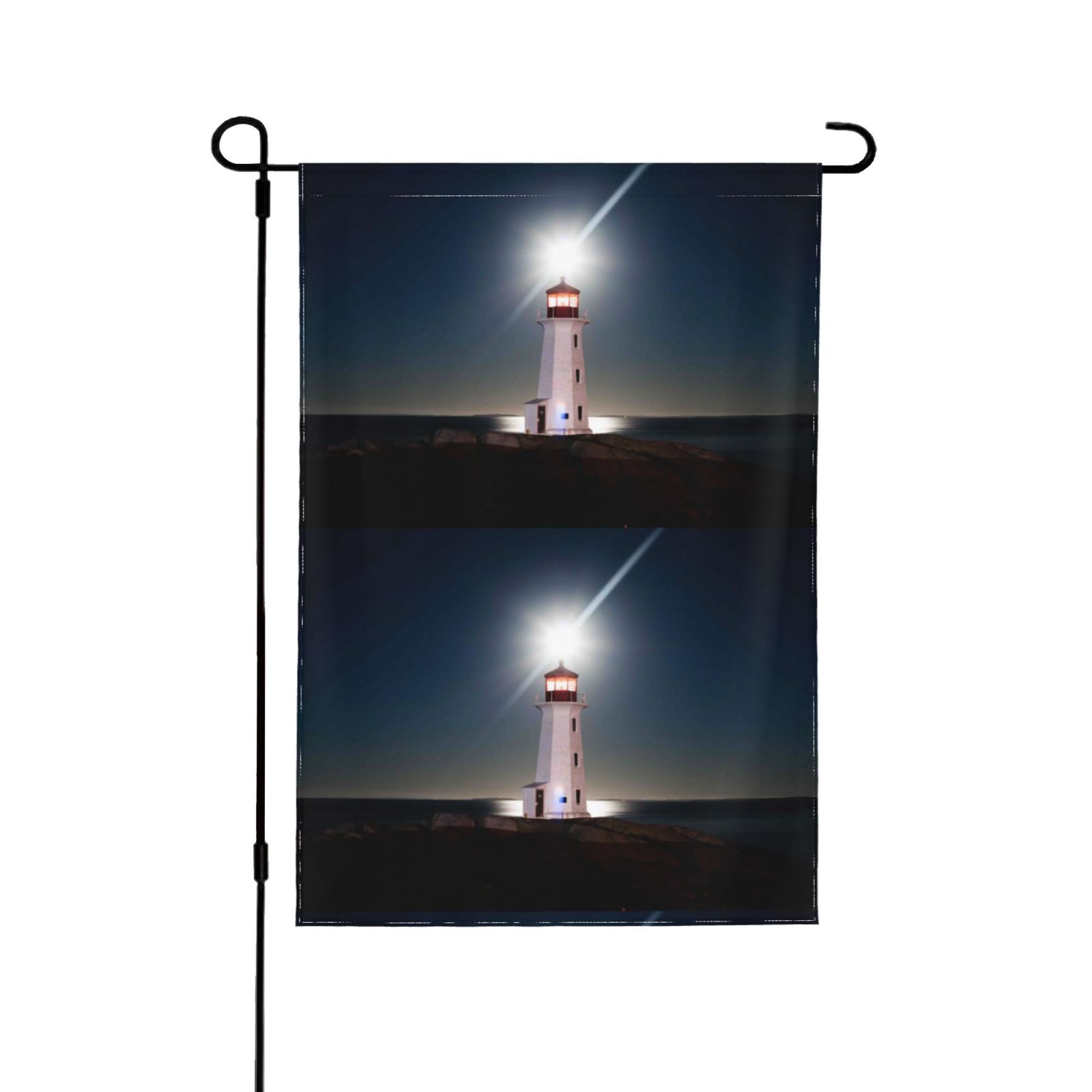 Easygdp Peggy's Cove Lighthouse Garden Flag Yard Flag Welcome Flag ...