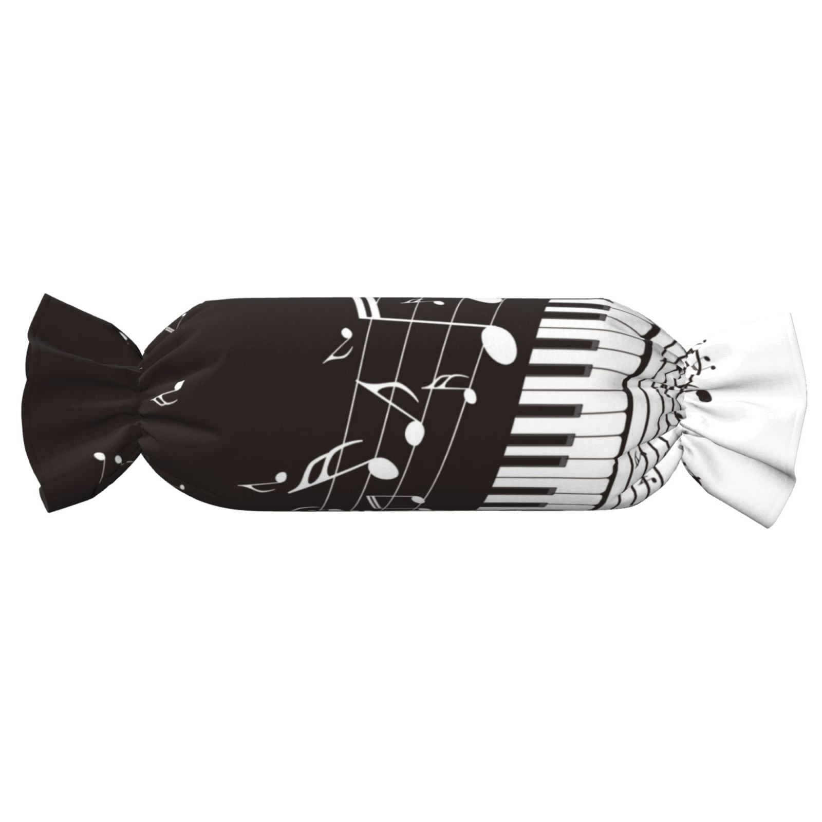 Easygdp Piano Keys With Musical Notes Candy Pillow Cylindrical Pillows ...