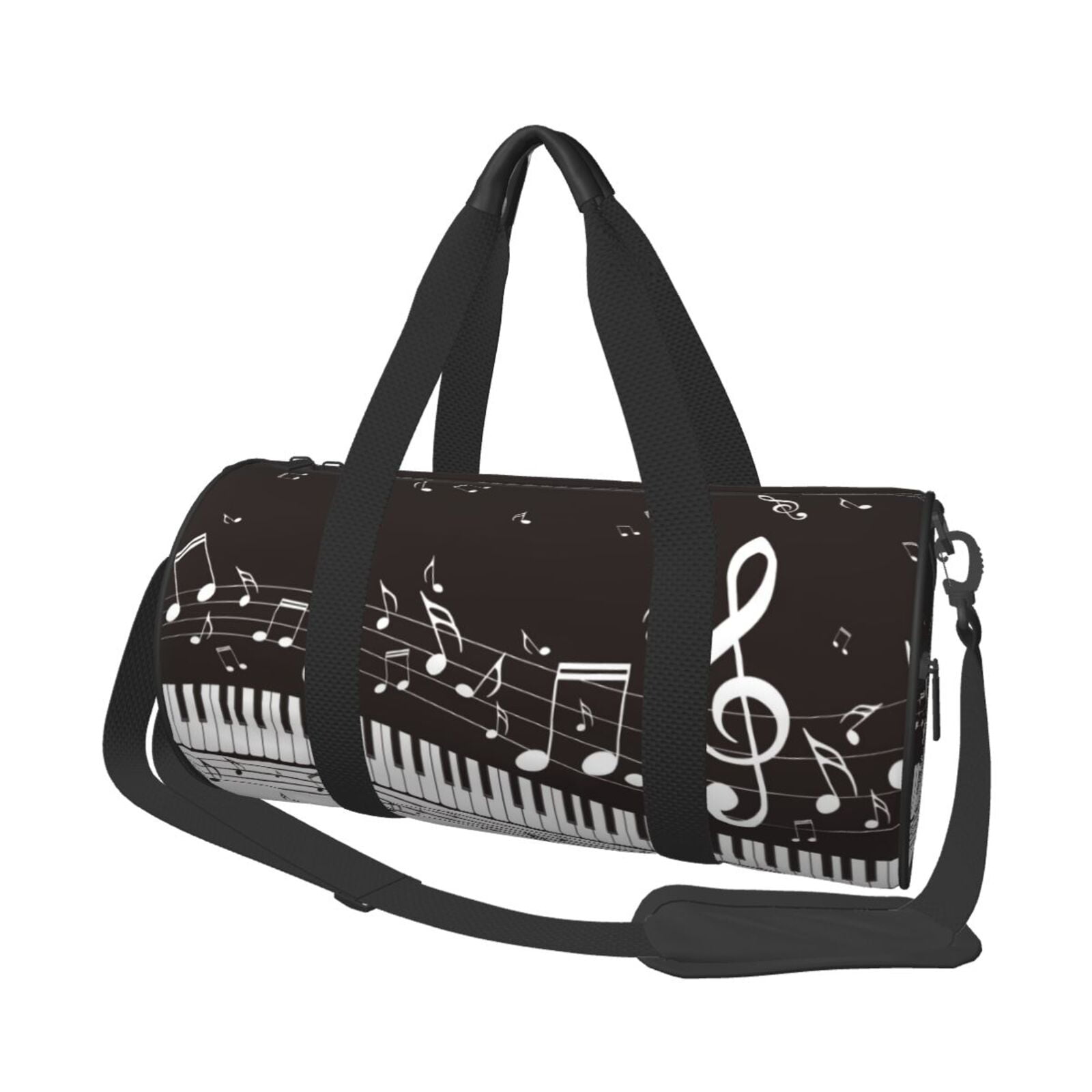 Easygdp Piano Keys With Musical Notes Travel Duffle Bag,Carry on Bag ...