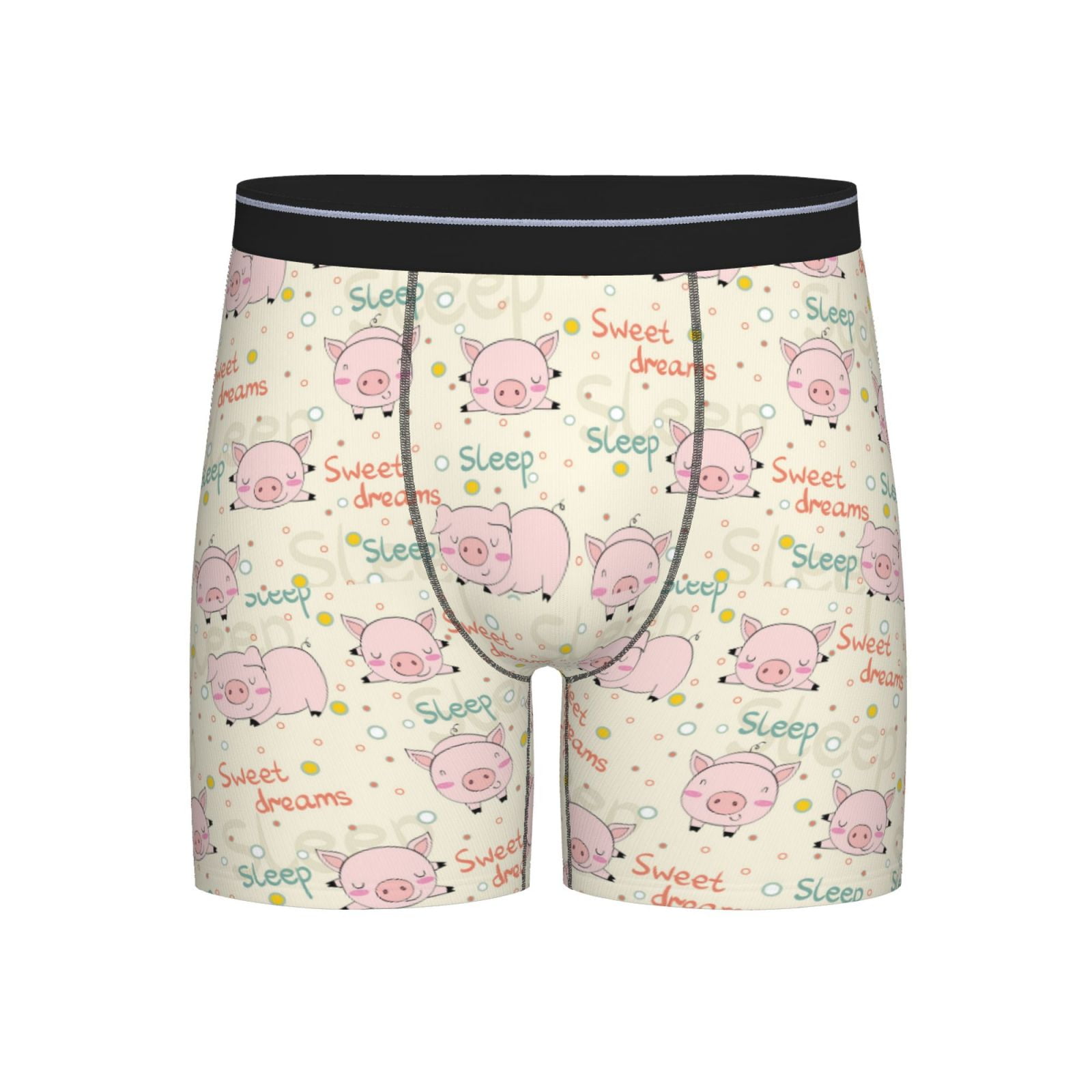 Easygdp Pigs Sleep Men's Boxer Briefs Men’s Underwear Boxer Briefs for ...