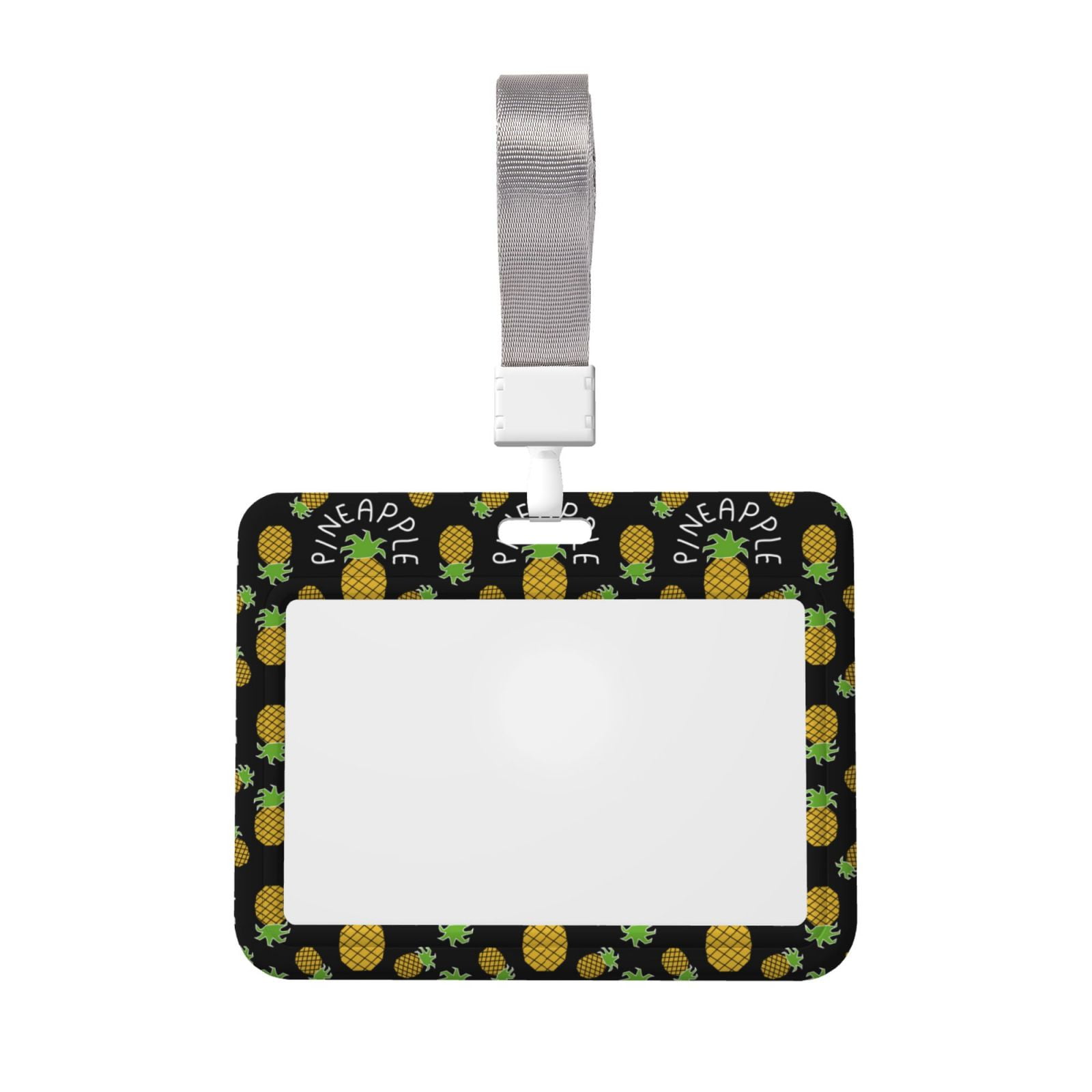 Easygdp Pineapple Card Badge Holder Work Badge Sleeve for Office ...