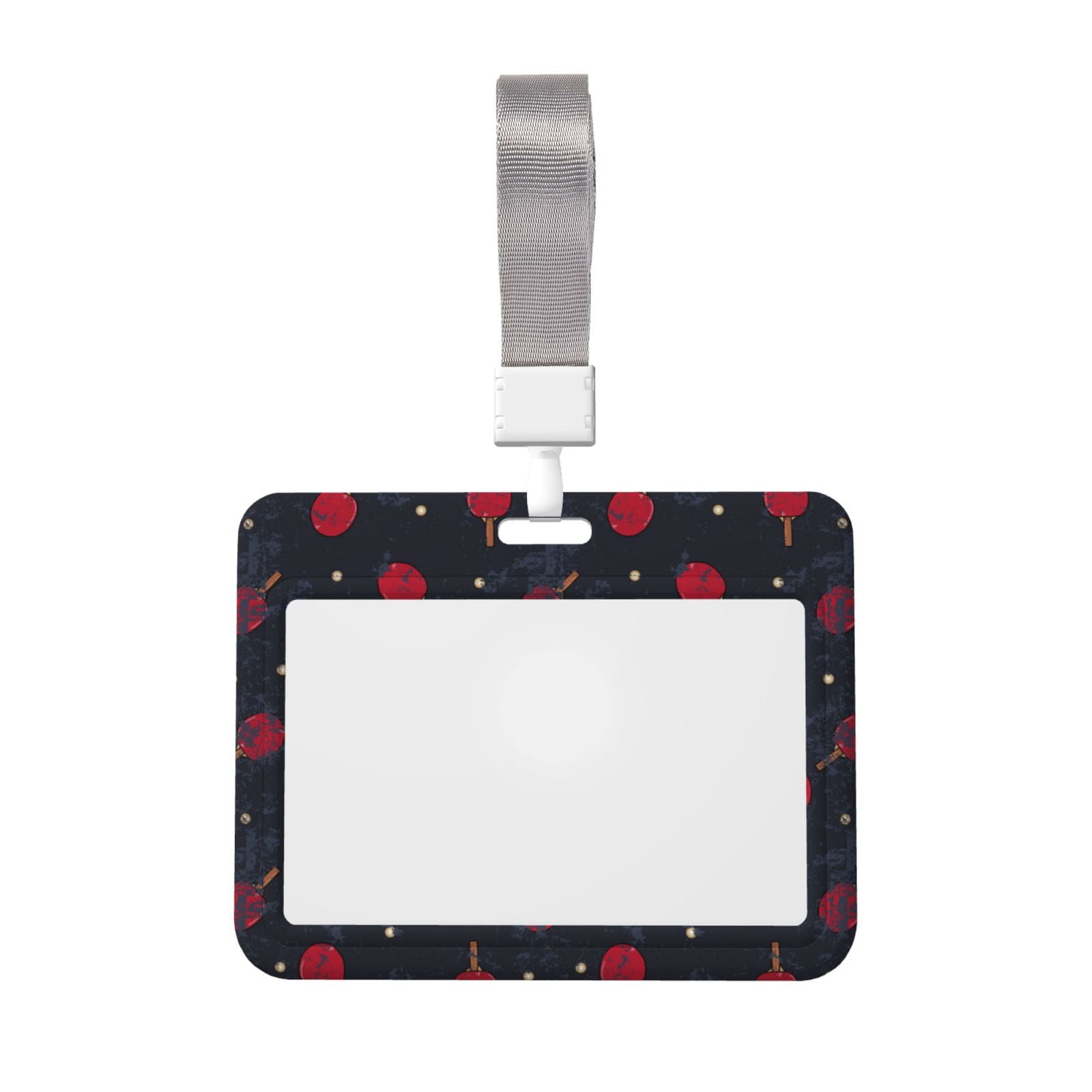 Easygdp Ping Pong Card Badge Holder Work Badge Sleeve for Office ...