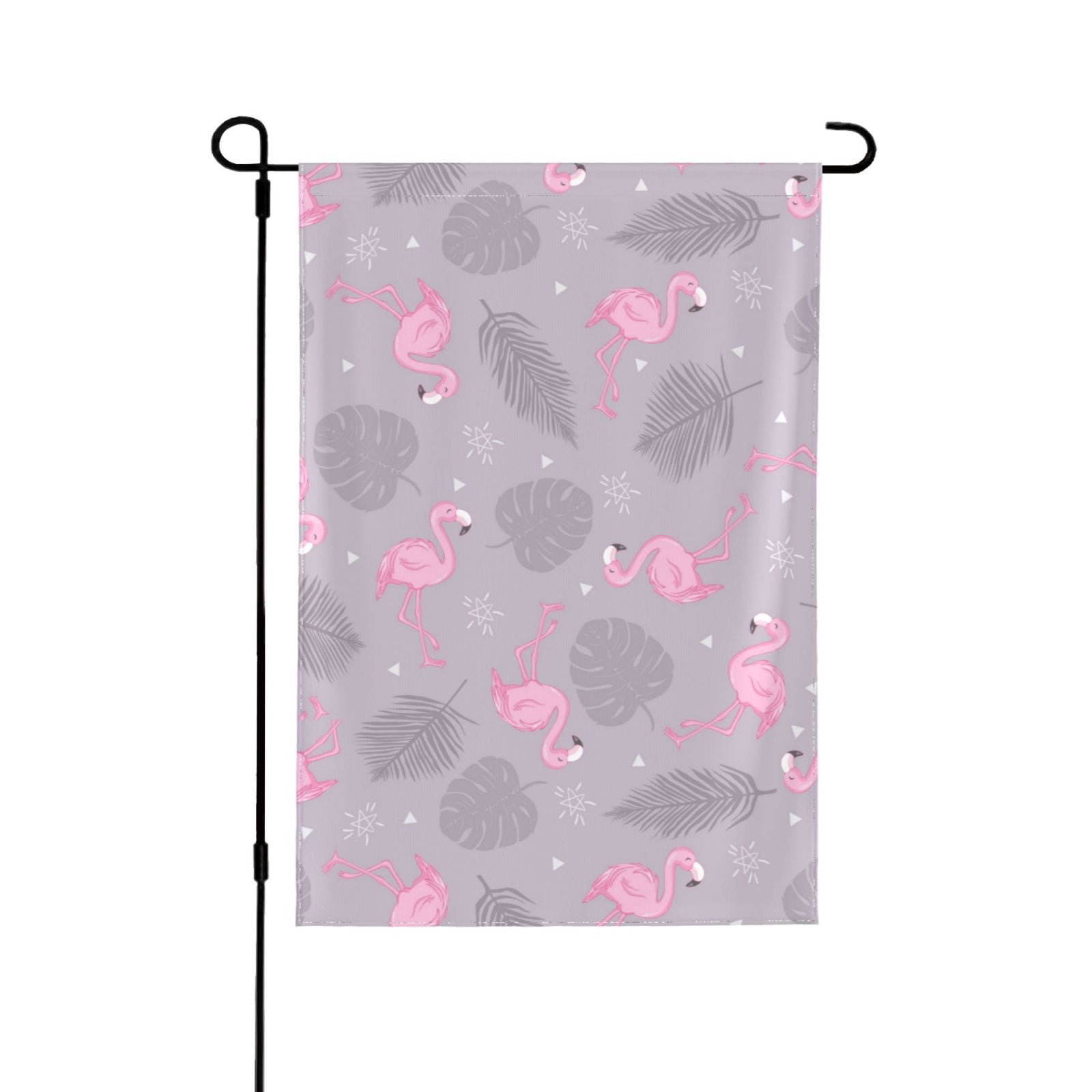 Easygdp Pink Flamingo Garden Flag Yard Flag Welcome Flag, Double-Sided ...