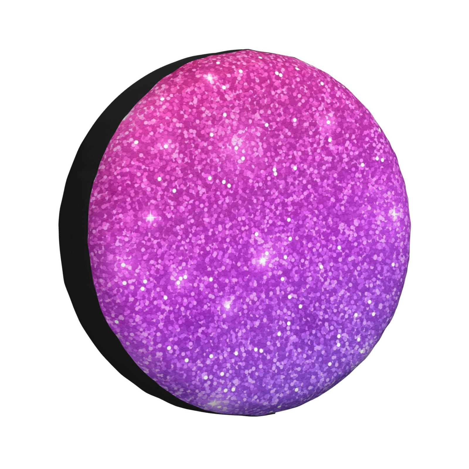 Easygdp Pink Purple Glitter Wheel Sun Guard, Spare Tire Cover,Universal ...