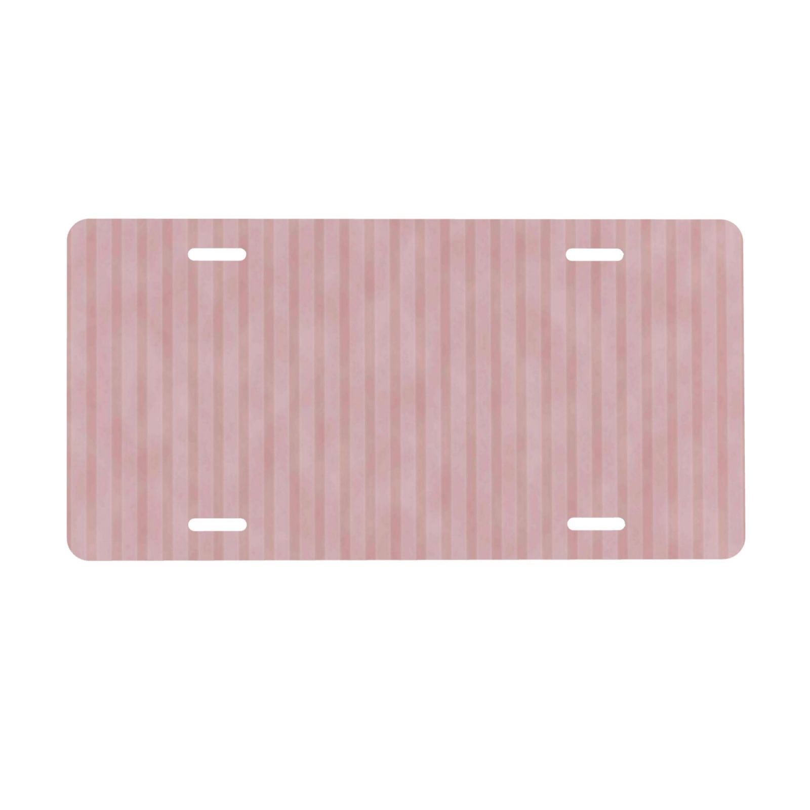 Easygdp Pink Stripes License Plate Car Front License Plate Car ...
