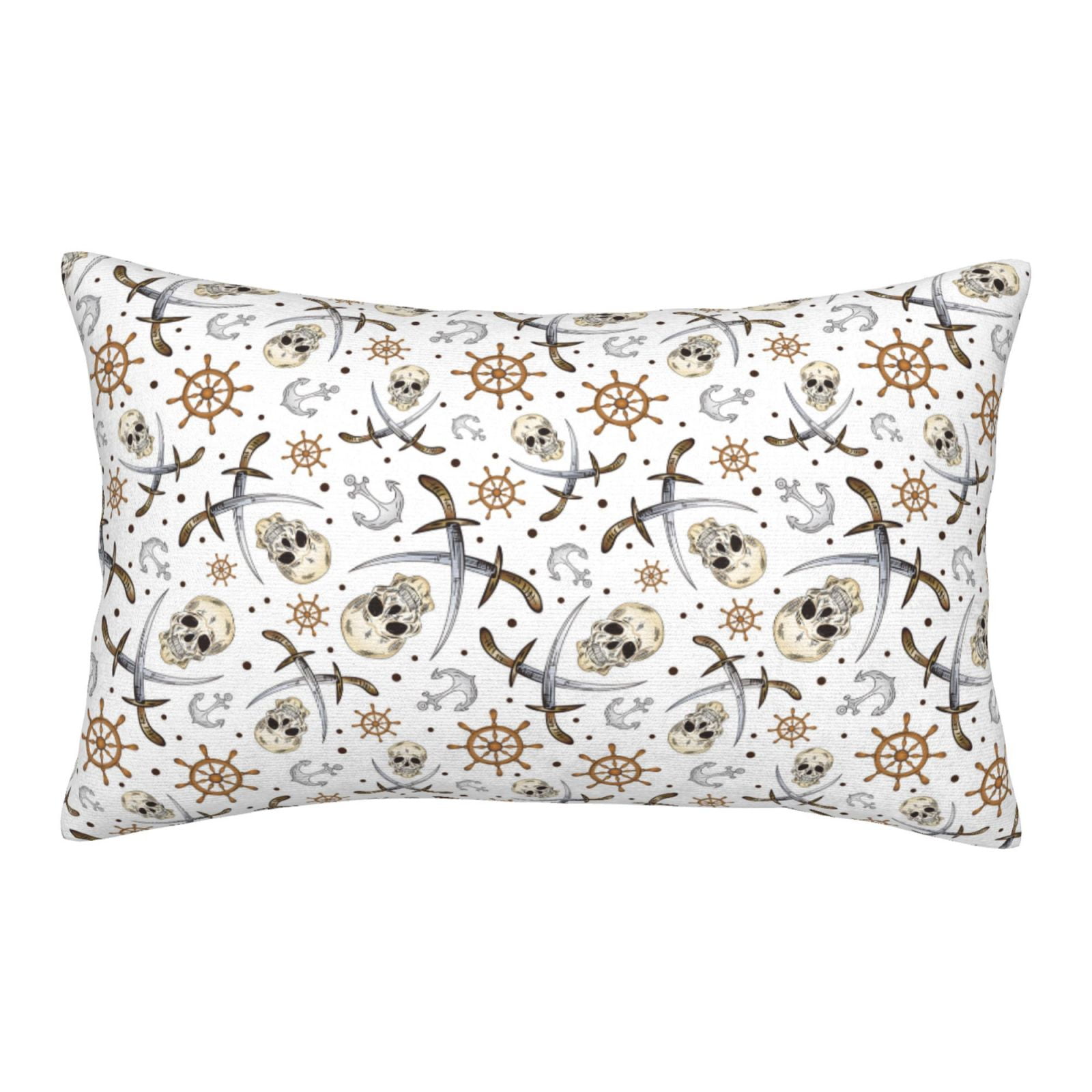 Easygdp Pirate skulls Pillowcase, Cool Pillowcase, Lightweight ...