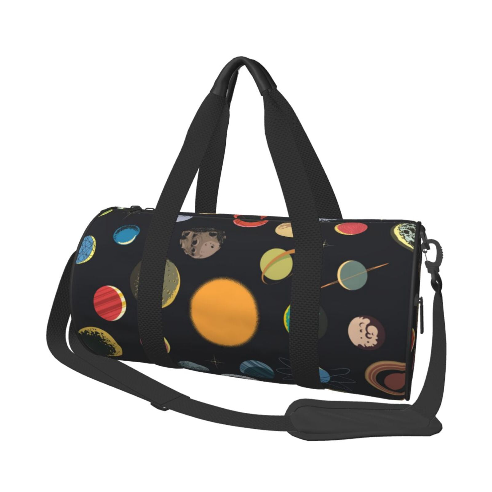 Easygdp Planets And Their Moons Travel Duffle Bag,Carry on Bag Travel ...