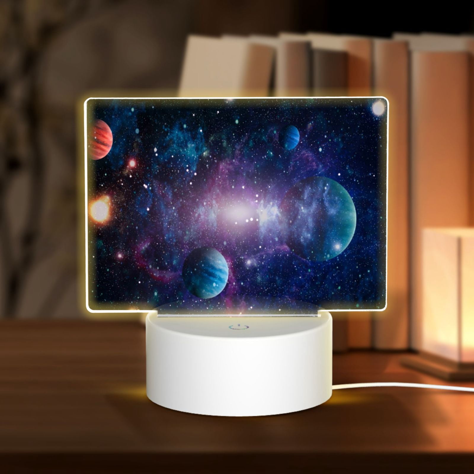 Easygdp Planets Stars And Galaxies1 Rectangular Acrylic Night Light ...