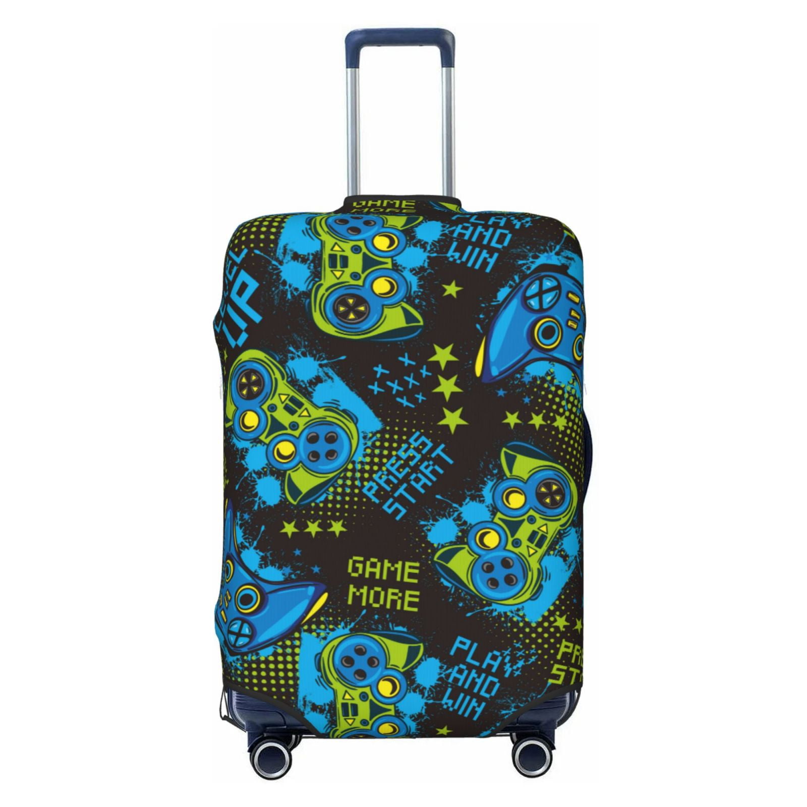 Easygdp Play Game Print Elastic and Washable Suitcase Protective Cover ...