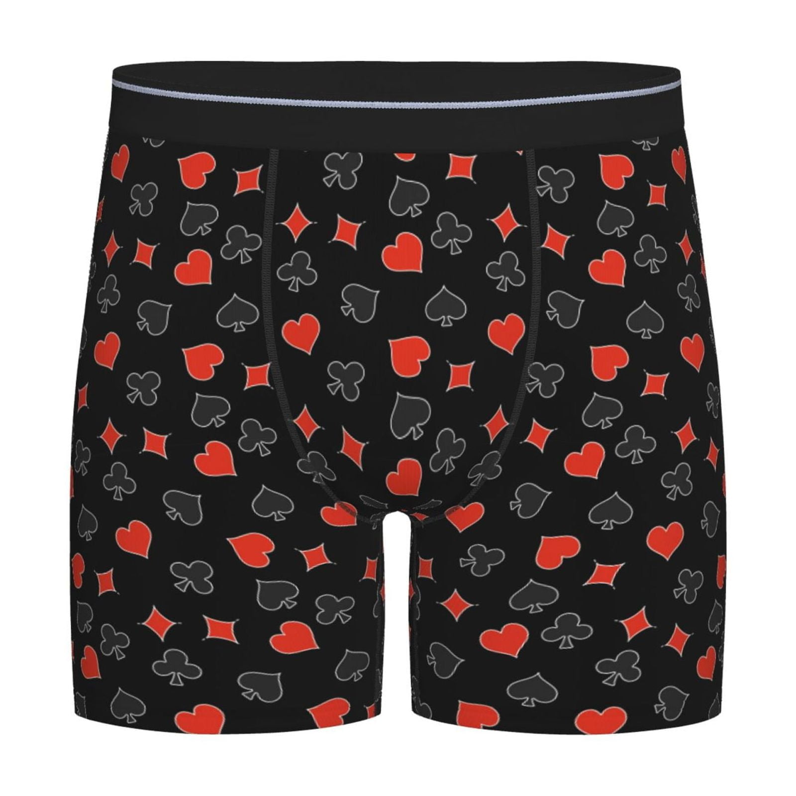 Easygdp Poker Creative Symbols Men's Boxer Briefs Men’s Underwear Boxer ...