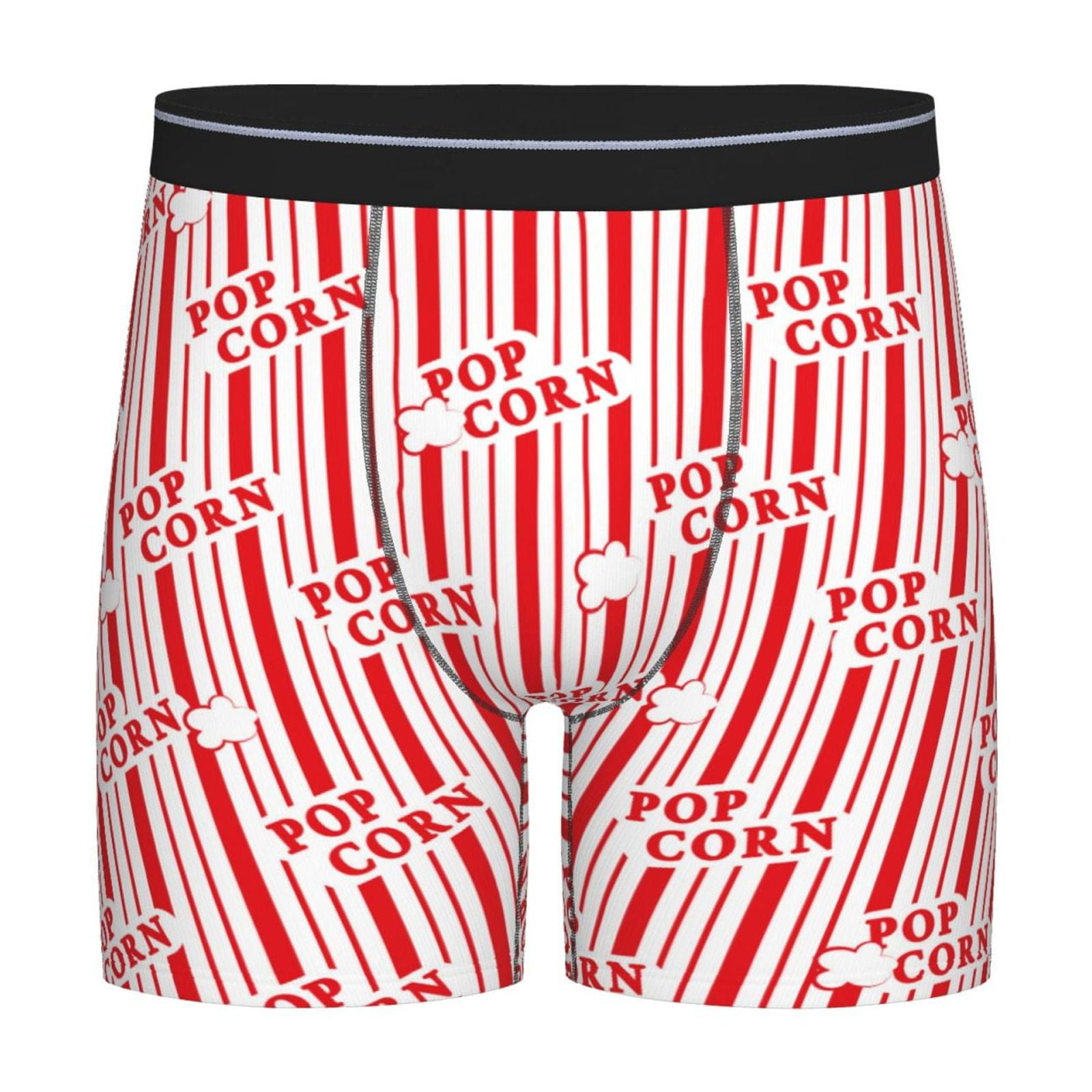 Easygdp Popcorn 1 Men's Boxer Briefs Men’s Underwear Boxer Briefs for ...