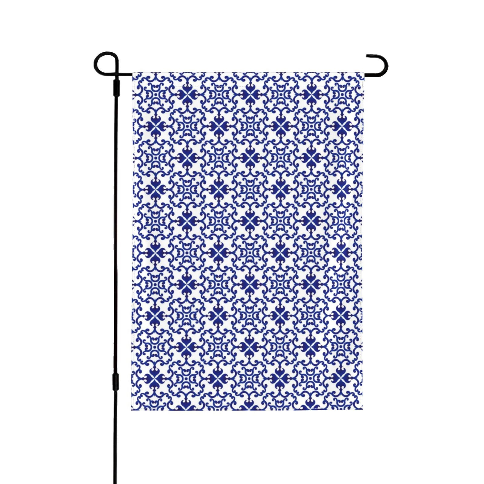 Easygdp Porcelain Chinaware Garden Flag Yard Flag Welcome Flag, Double ...