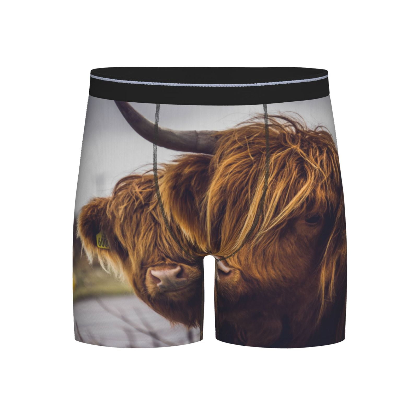 Easygdp Portrait Of Cow With Its Baby Cow Men's Boxer Briefs Men’s ...