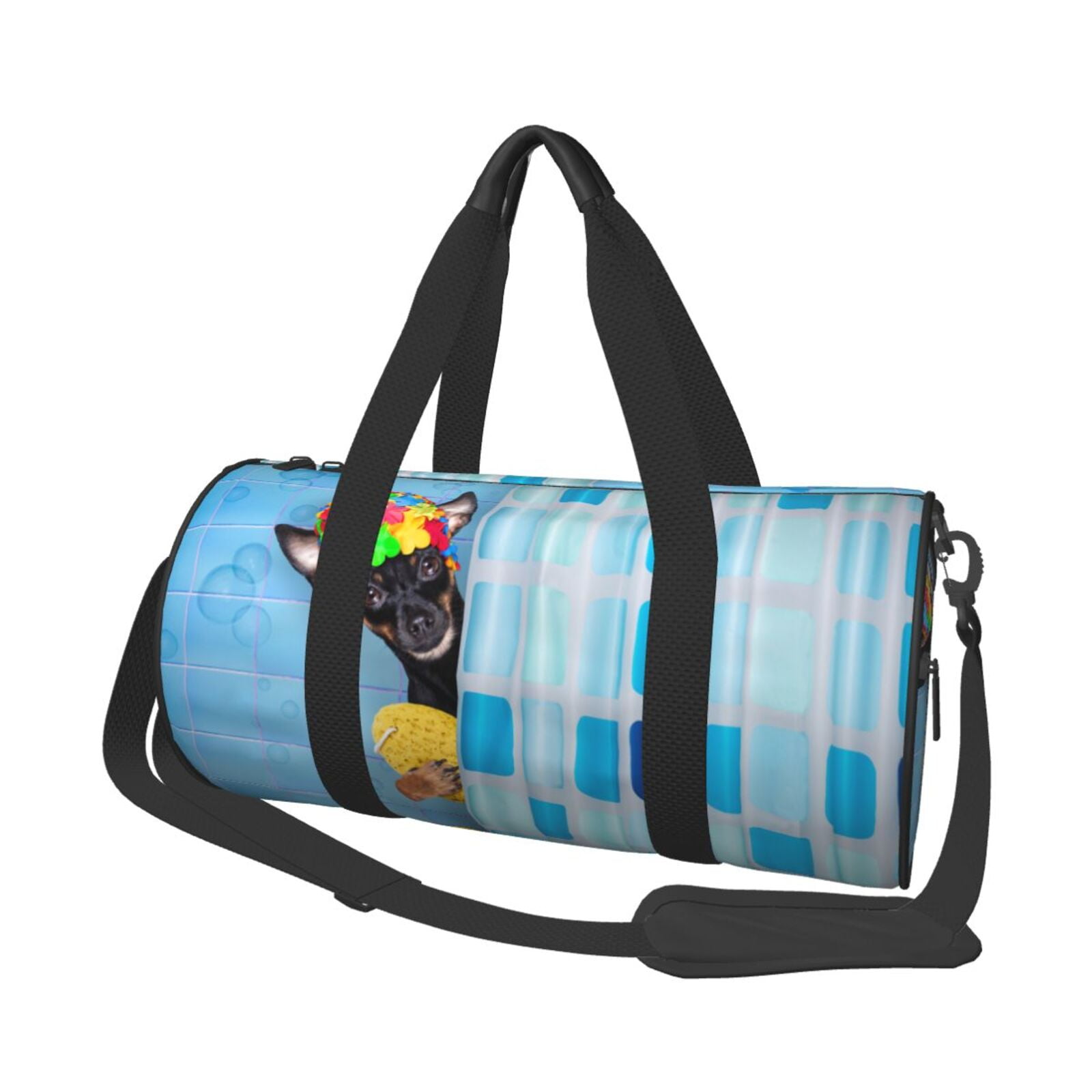 Easygdp Prague Ratter Dog in Bathtub Travel Bag, Camping, Weekend ...