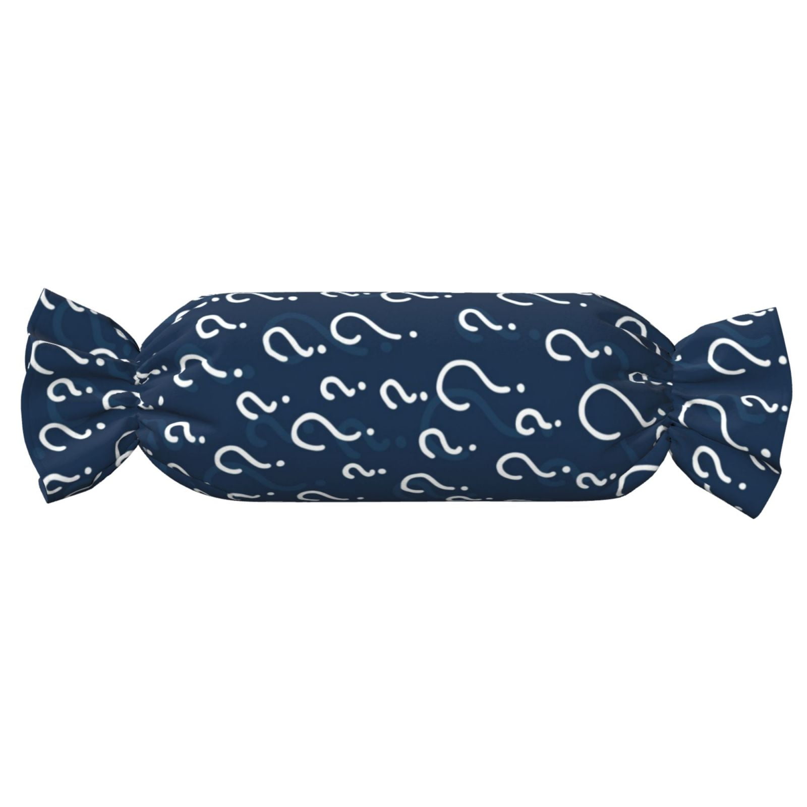 Easygdp Question Marks Candy Pillow Cylindrical Pillows Sofa Pillow ...