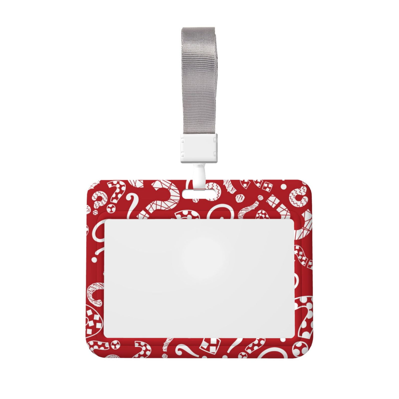 Easygdp Question Marks1 Card Badge Holder Work Badge Sleeve for Office ...