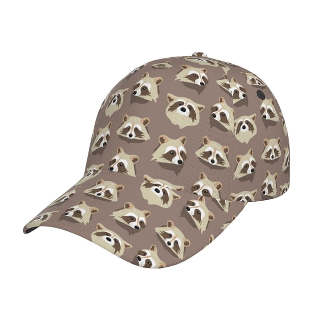 Easygdp Raccoon Baseball Cap with Adjustable Buckle – Lightweight ...