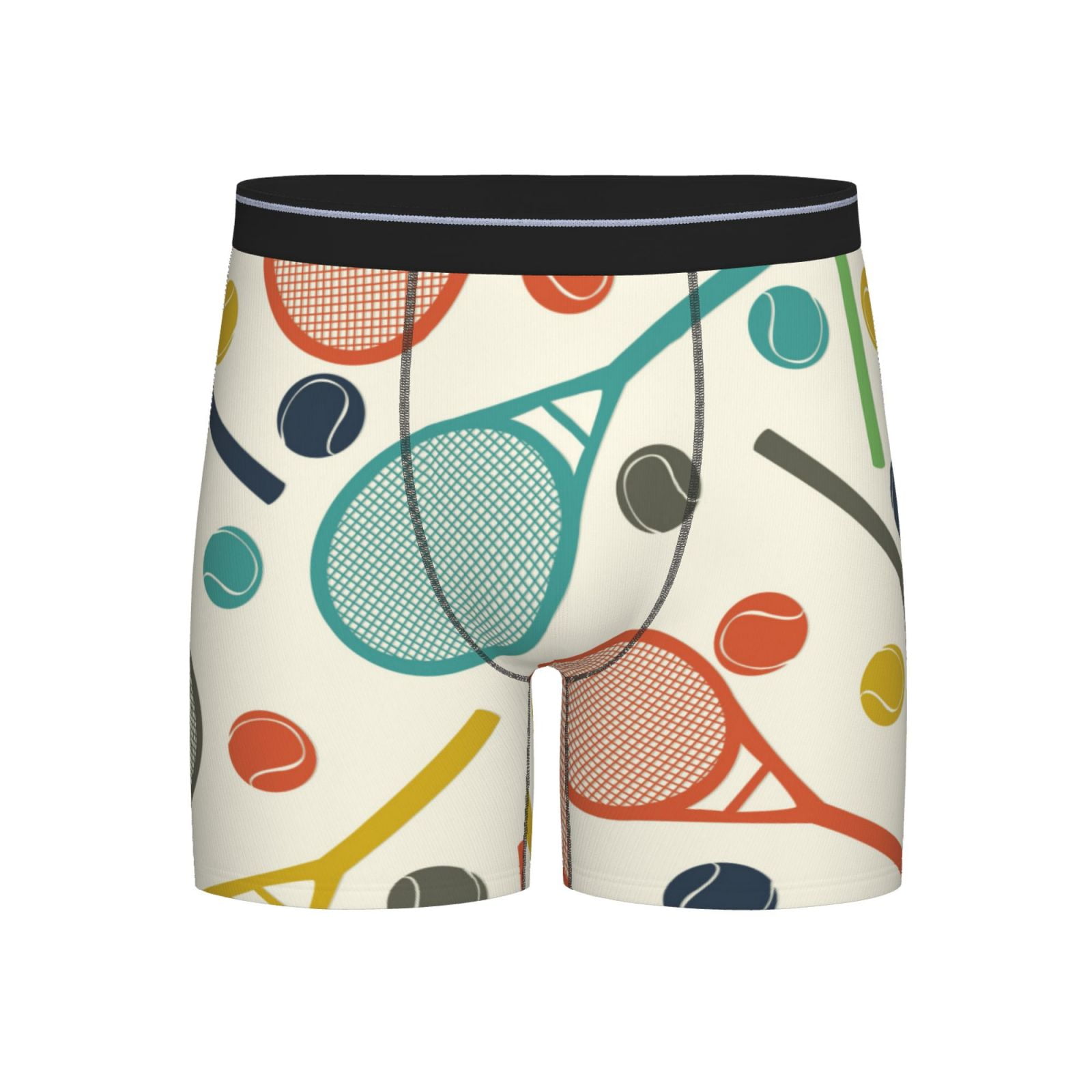 Easygdp Racket and Tennis Ball Men's Boxer Briefs Men’s Underwear Boxer ...