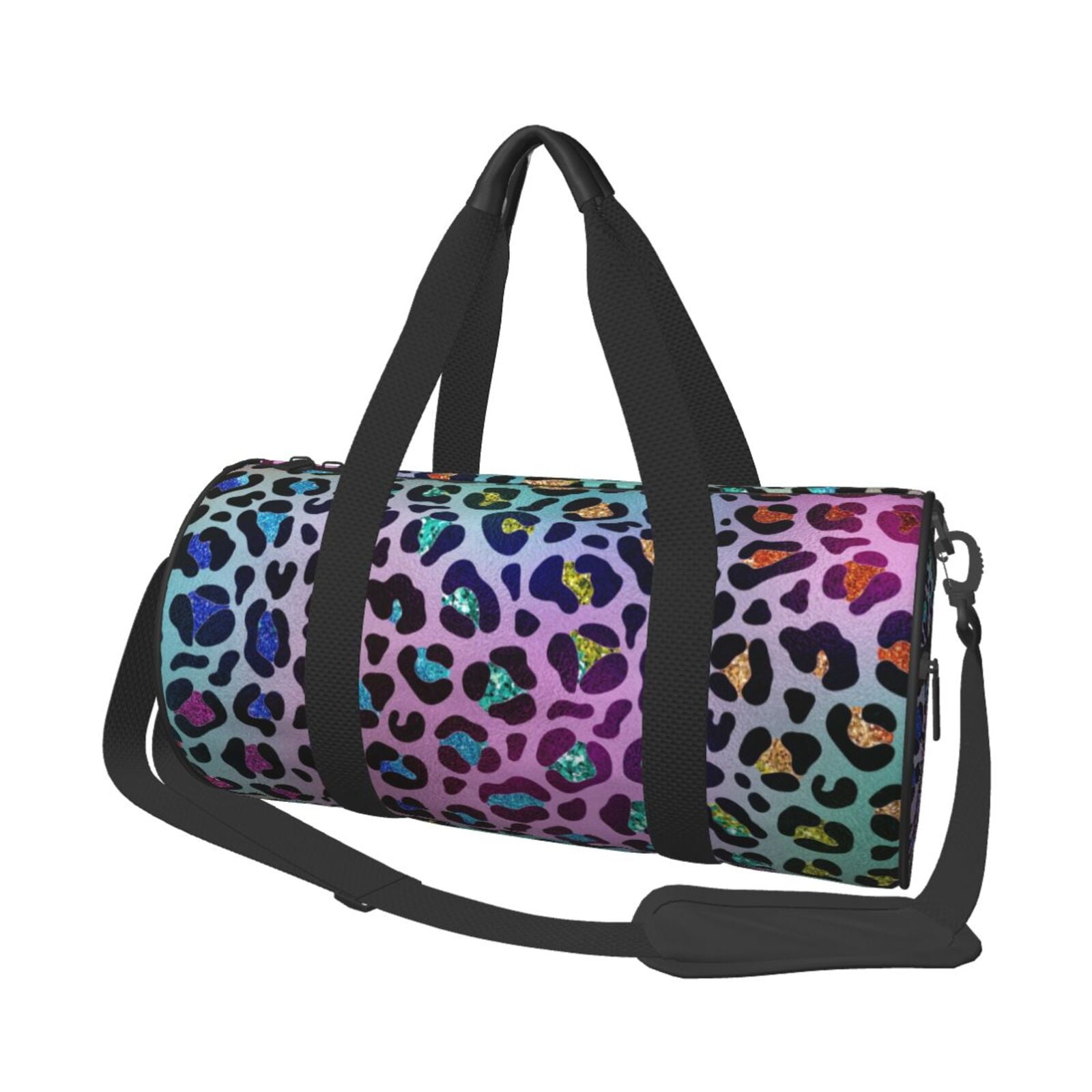 Easygdp Rainbow Animal Skin Travel Bag, Camping, Weekend, Carry On ...