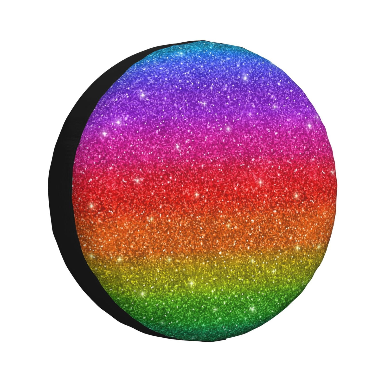 Easygdp Rainbow Glitter Wheel Sun Guard, Spare Tire Cover,Universal ...